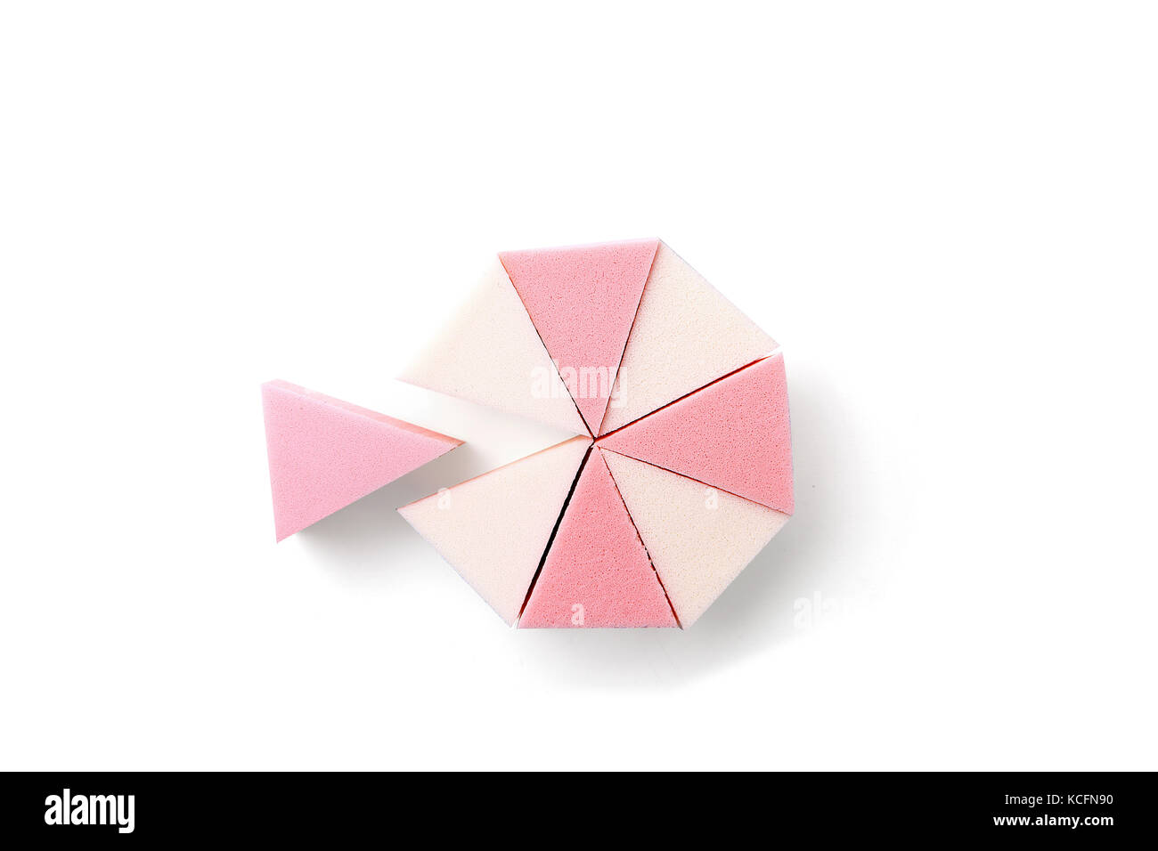 Triangles, Geometry, octagon, isolated, white background Stock Photo ...