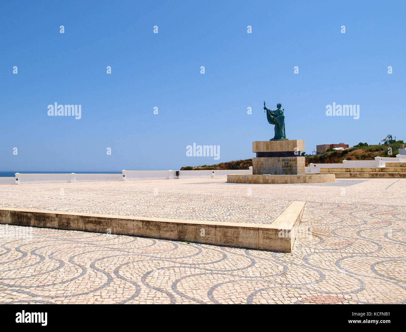 Statue of Sao Goncalo in Lagos, Portugal Stock Photo - Alamy
