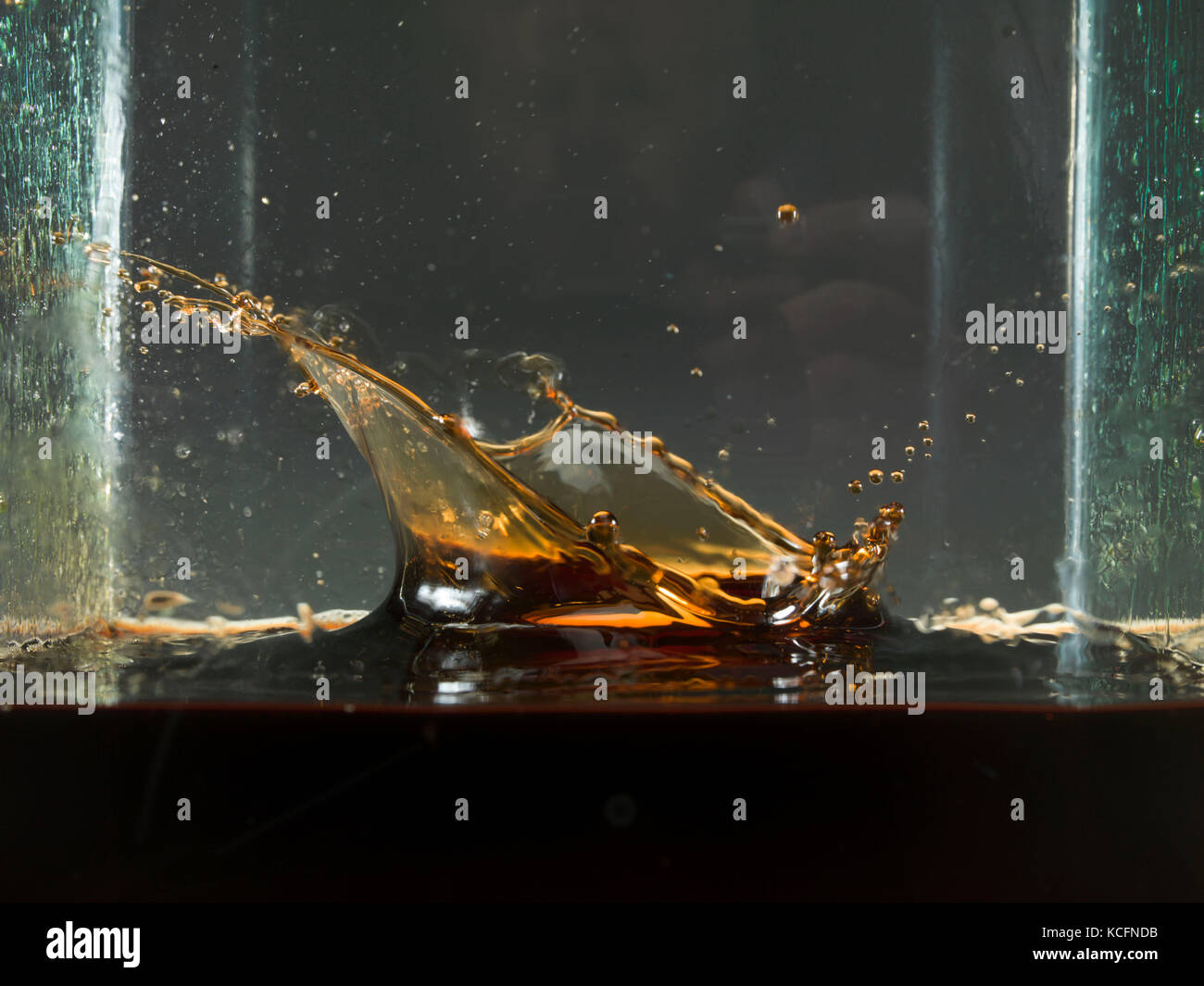 Glass, Drink, splash, Liquid Stock Photo - Alamy