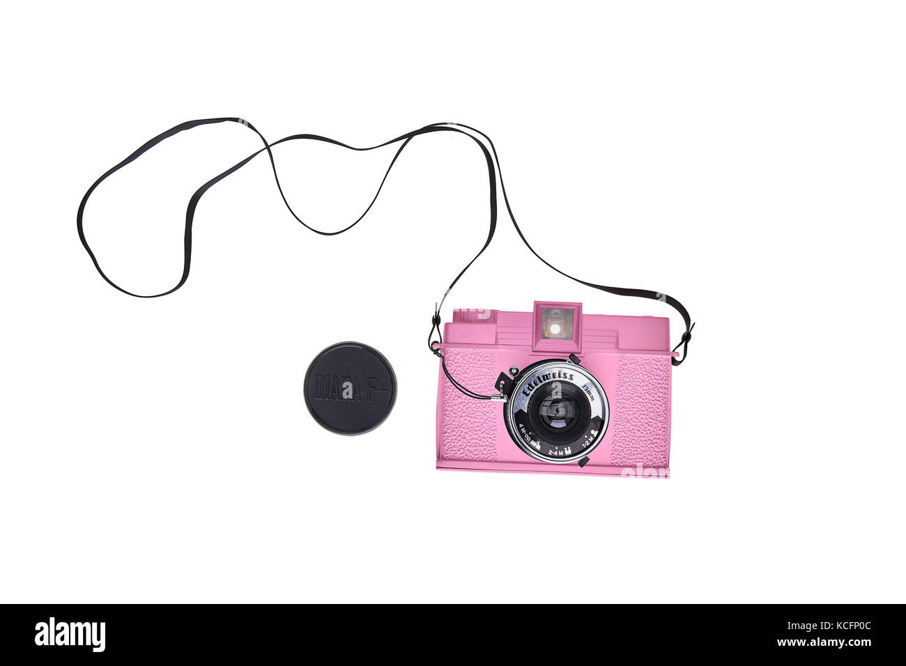 Photographic camera, isolated, white background Stock Photo - Alamy