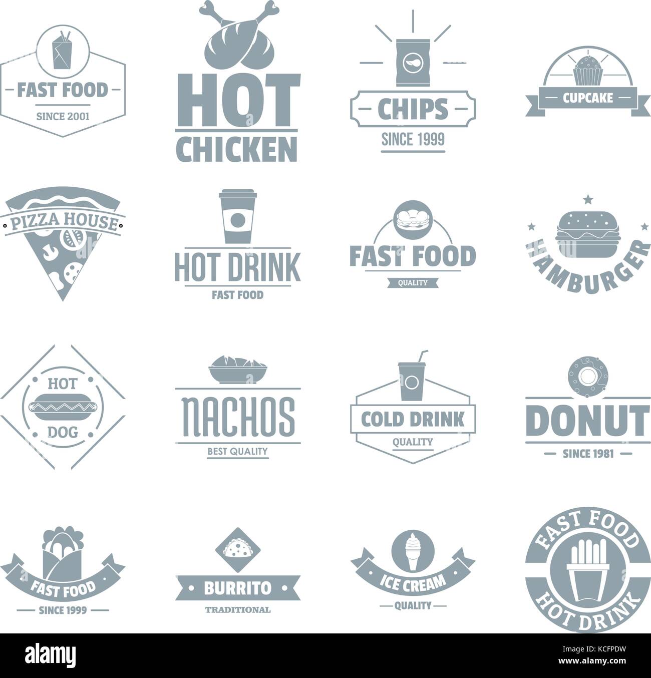 Fast Food Logo High Resolution Stock Photography and Images - Alamy