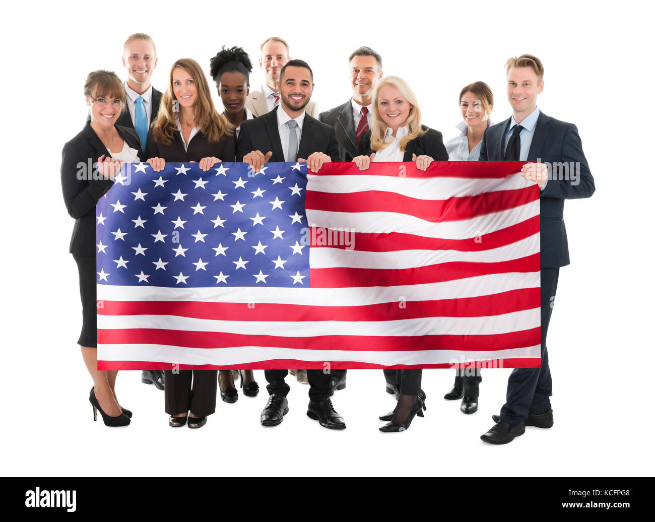 Group Of American People