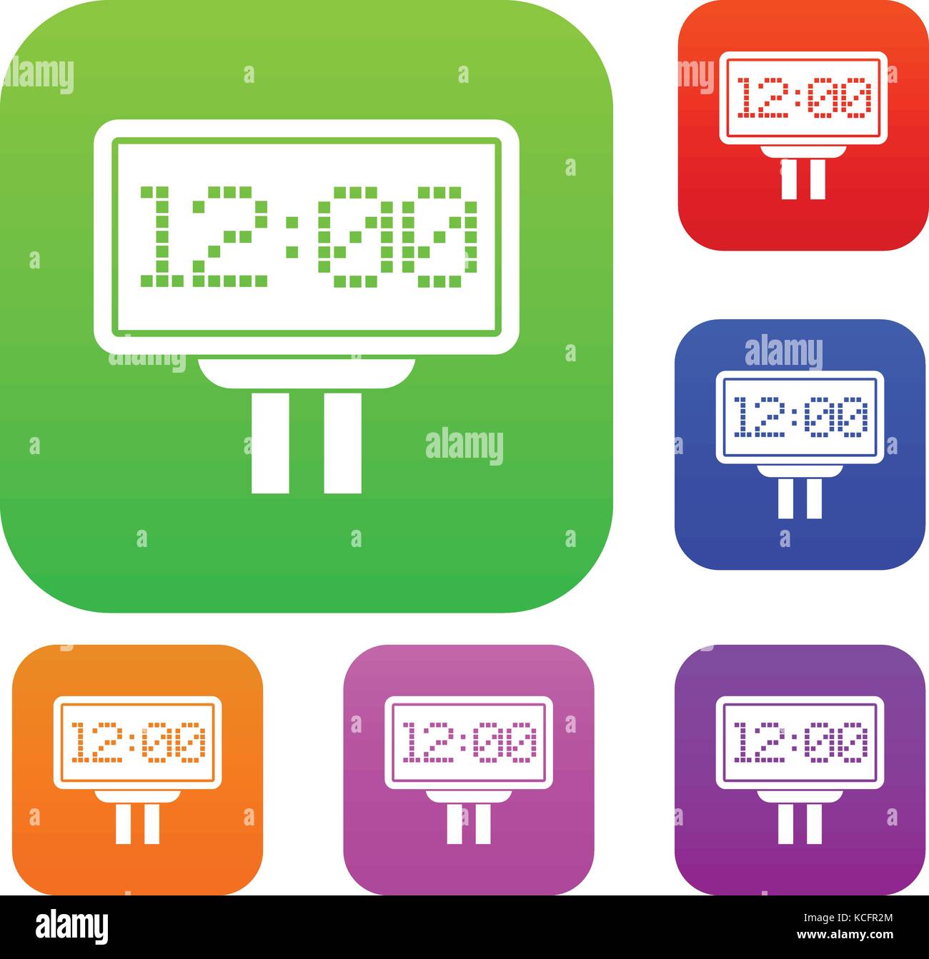 Scoreboard set color collection Stock Vector Image & Art - Alamy