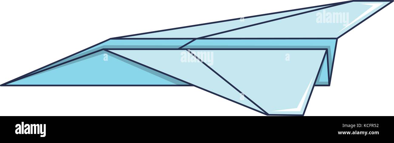 Origami airplane icon, cartoon style Stock Vector Image & Art - Alamy