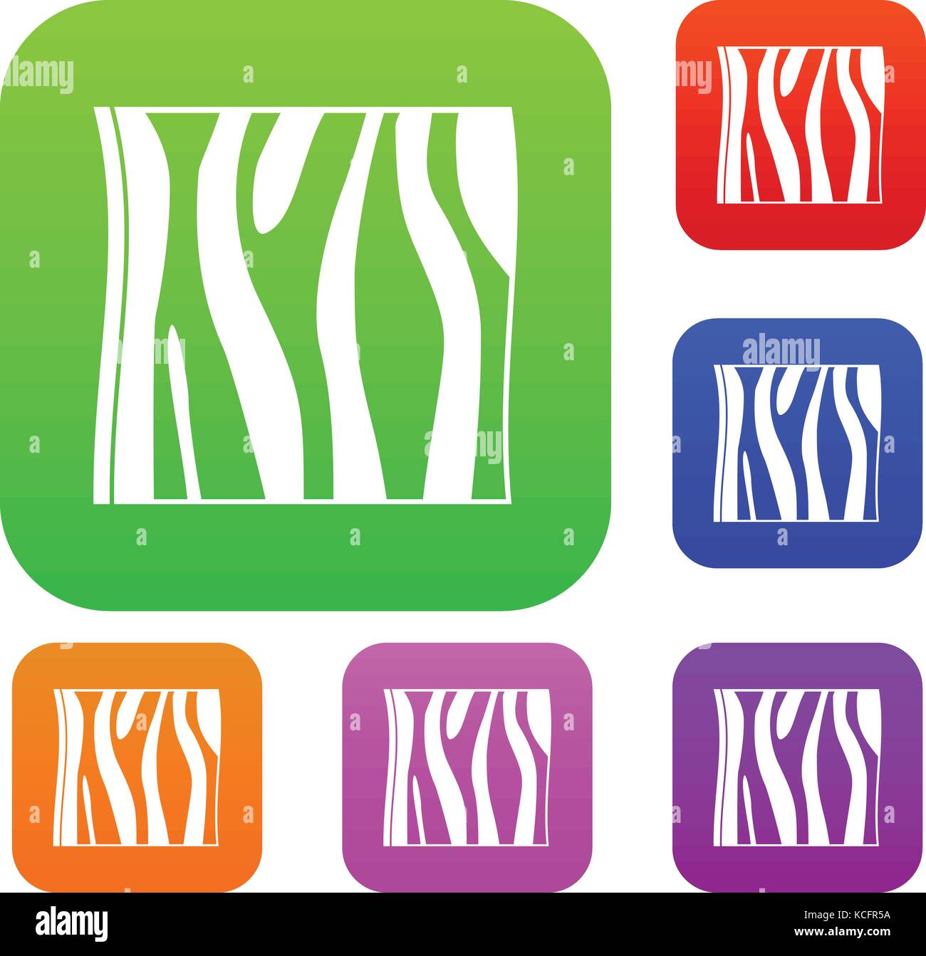 Slice of ham set color collection Stock Vector Image & Art - Alamy