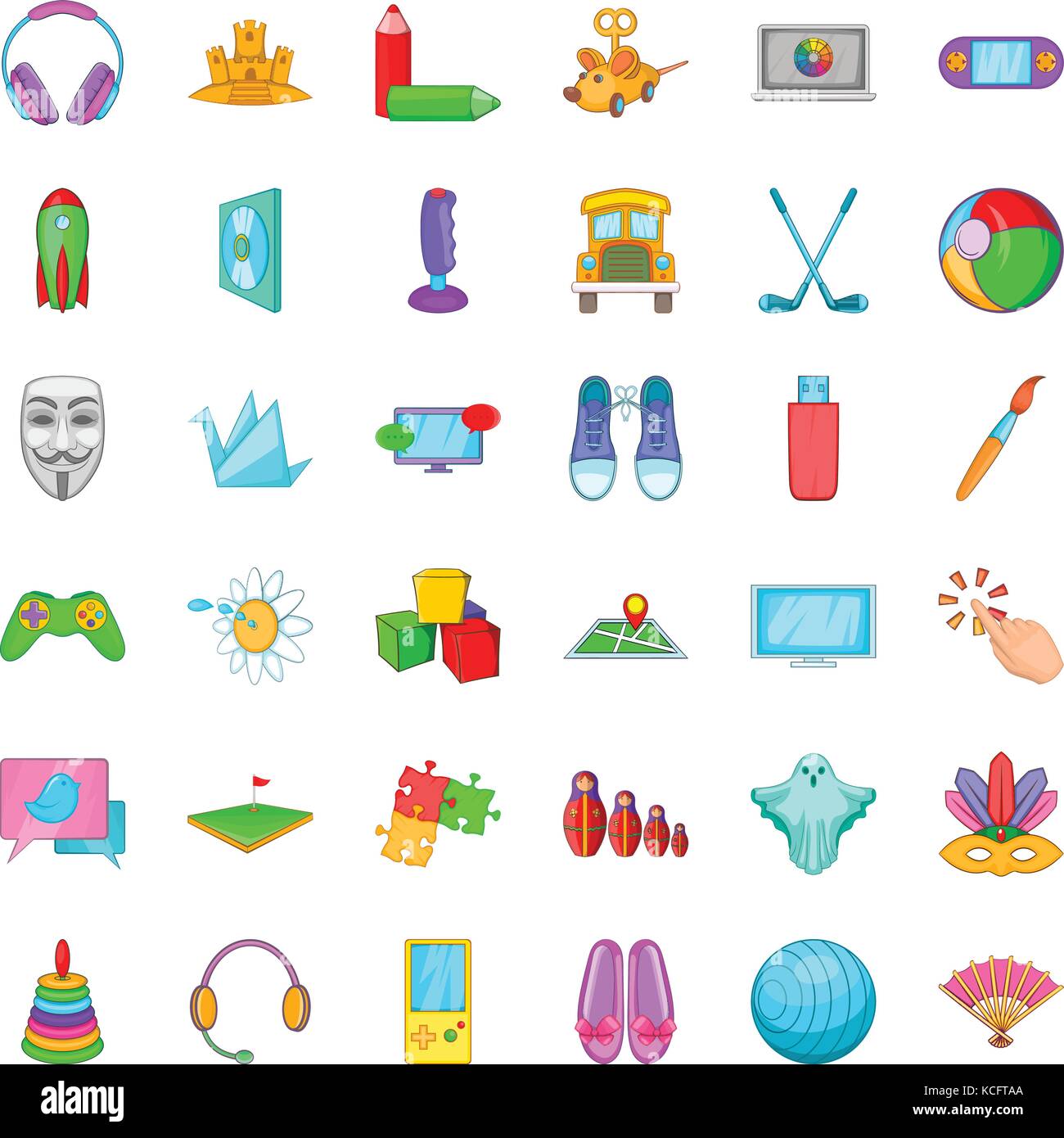 Person icons set, cartoon style Stock Vector Image & Art - Alamy