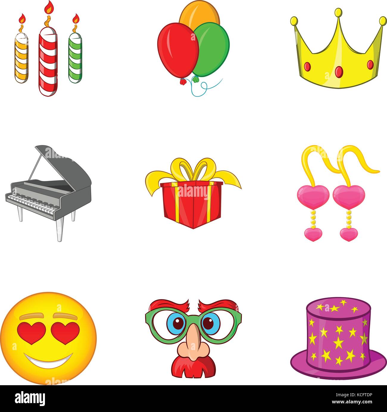 Children club icons set, cartoon style Stock Vector Image & Art - Alamy