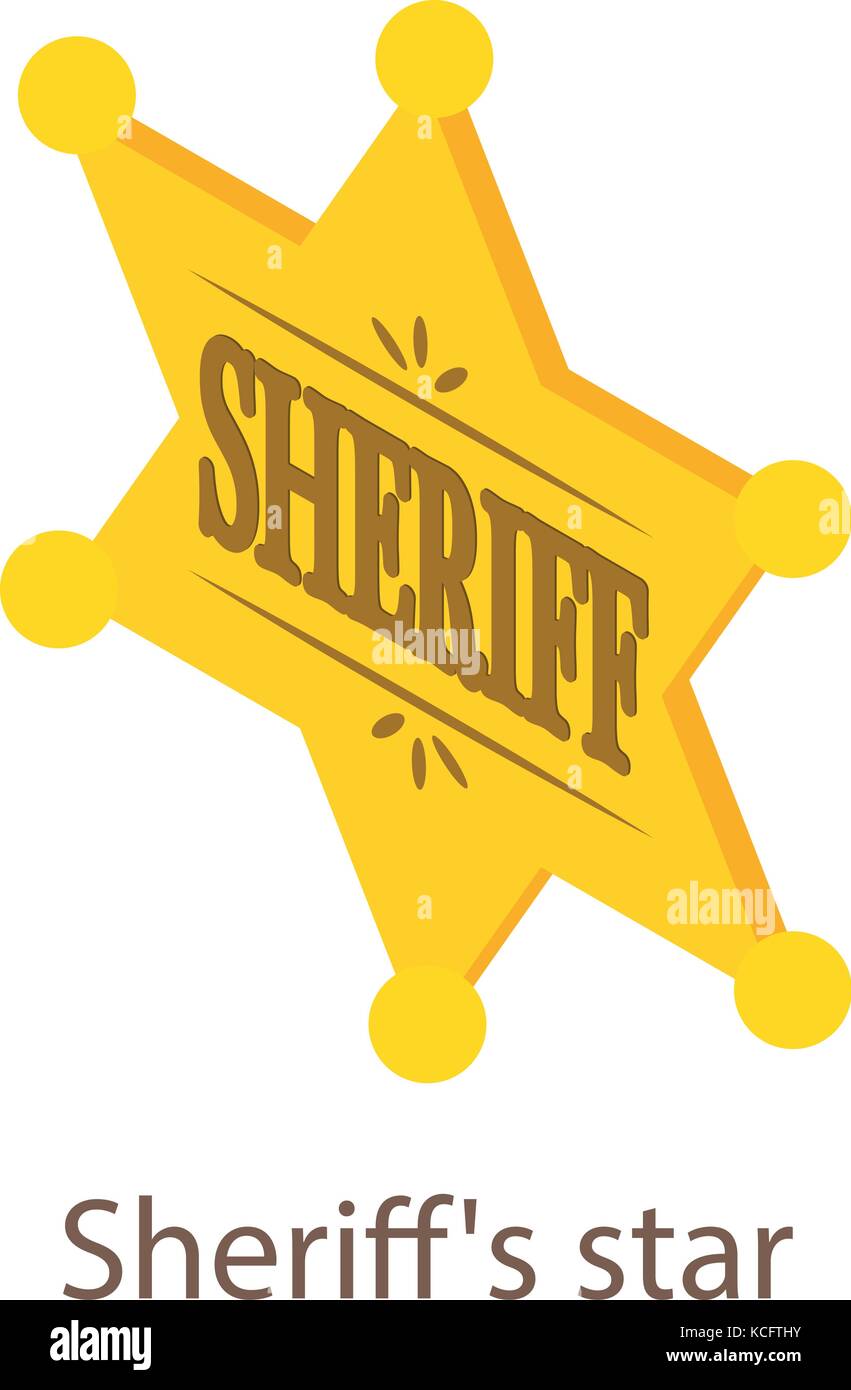 Sheriff star icon, isometric 3d style Stock Vector Image & Art - Alamy