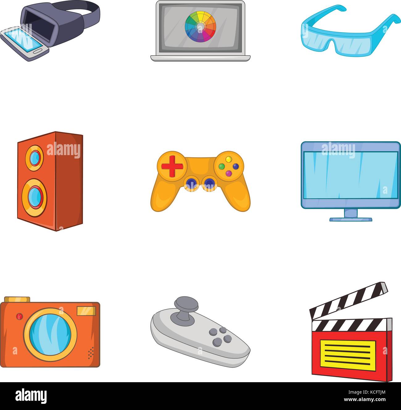 Survey icons set, cartoon style Stock Vector Image & Art - Alamy