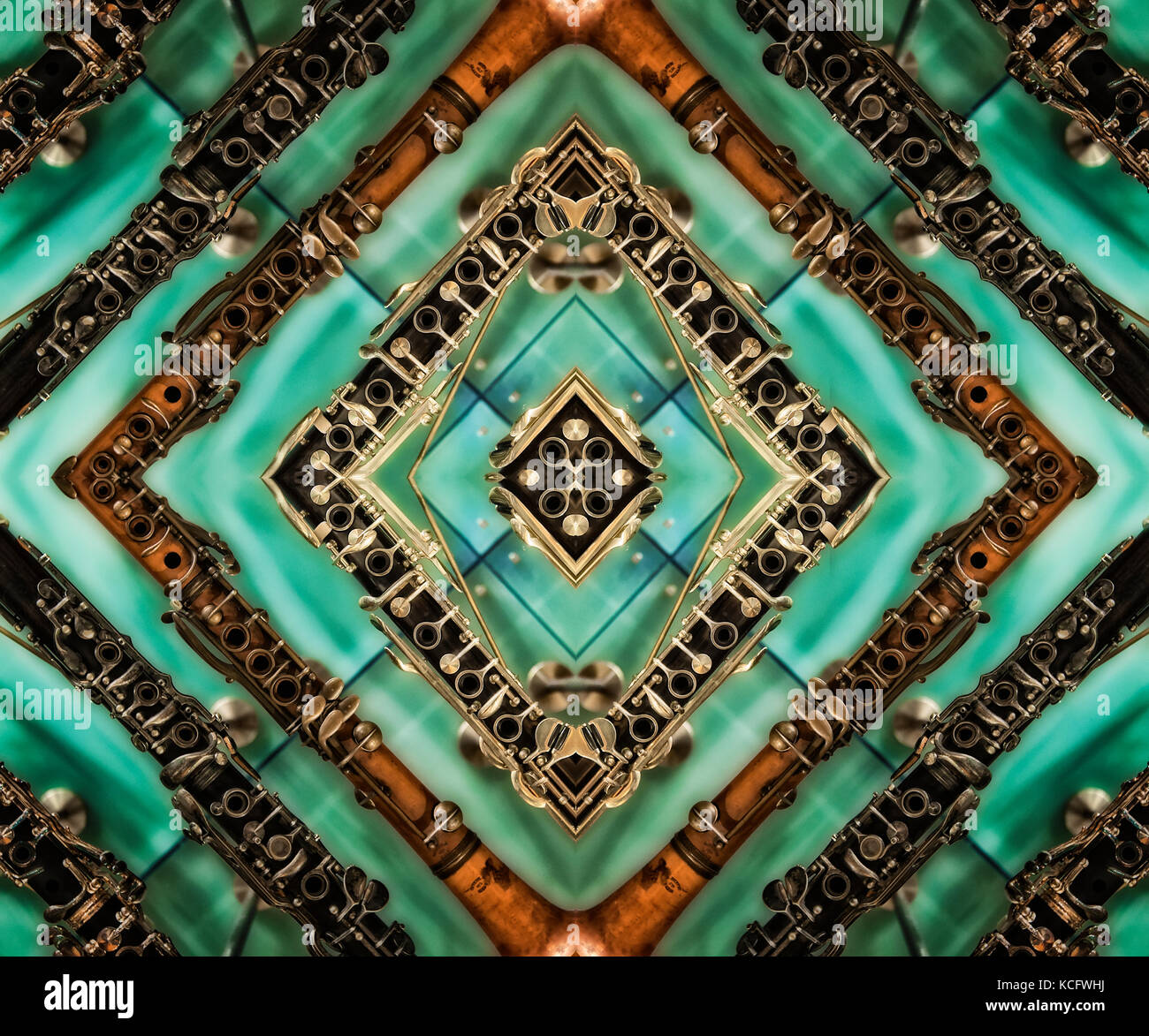 Musical instruments on display at The Horniman Museum in London, UK ...