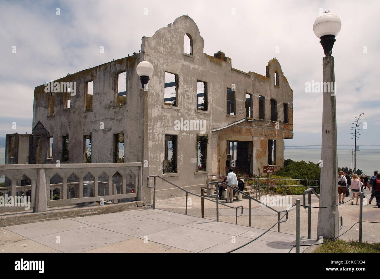 The Warden's House at Alcatraz Federal Penitentiary, San Francisco, USA ...