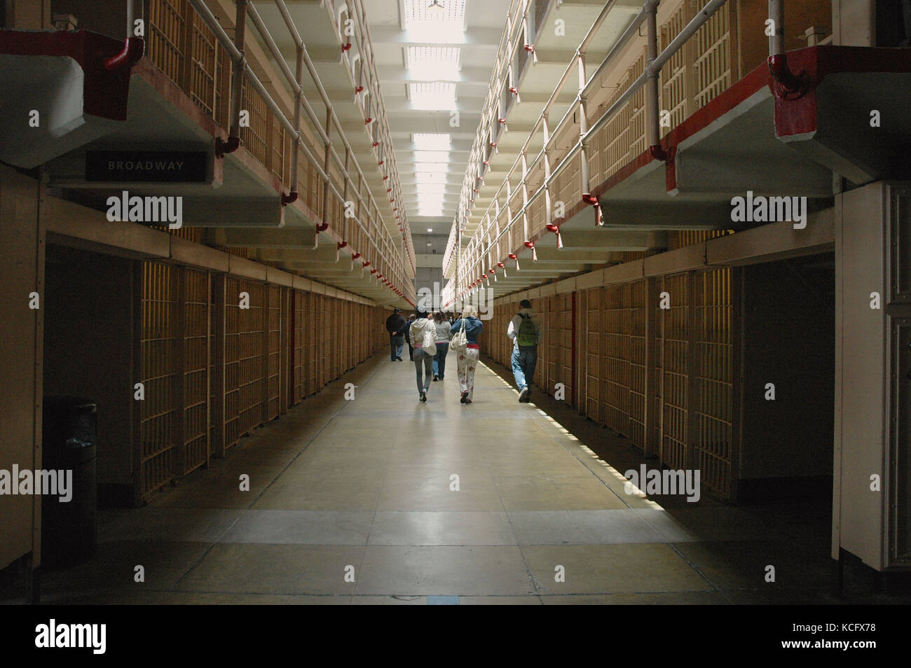 The interior of Alcatraz Federal Penitentiary, San Francisco, USA Stock ...