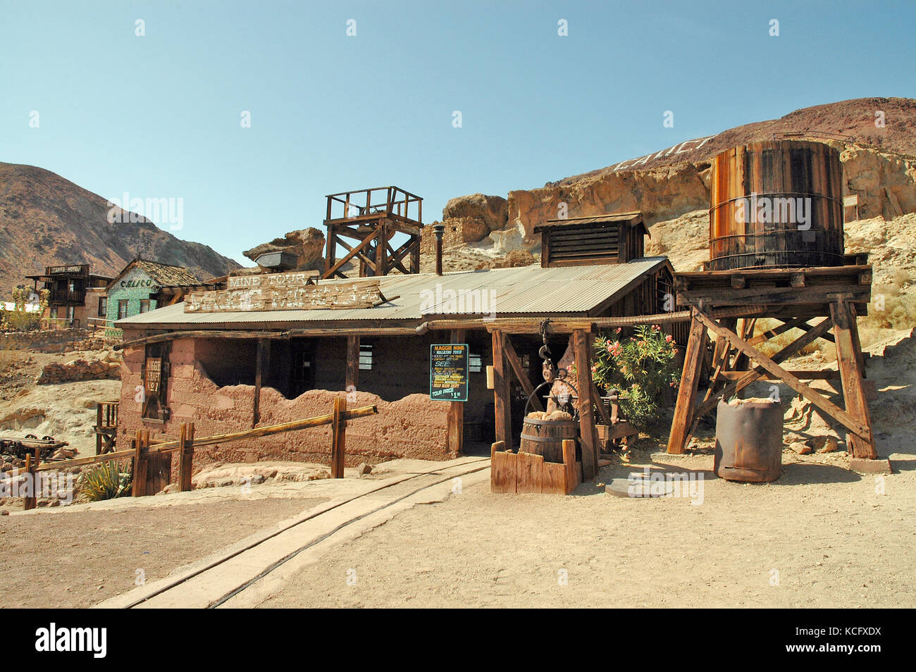 Old Mining Town at Calico, San Bernardino County, California, USA Stock ...