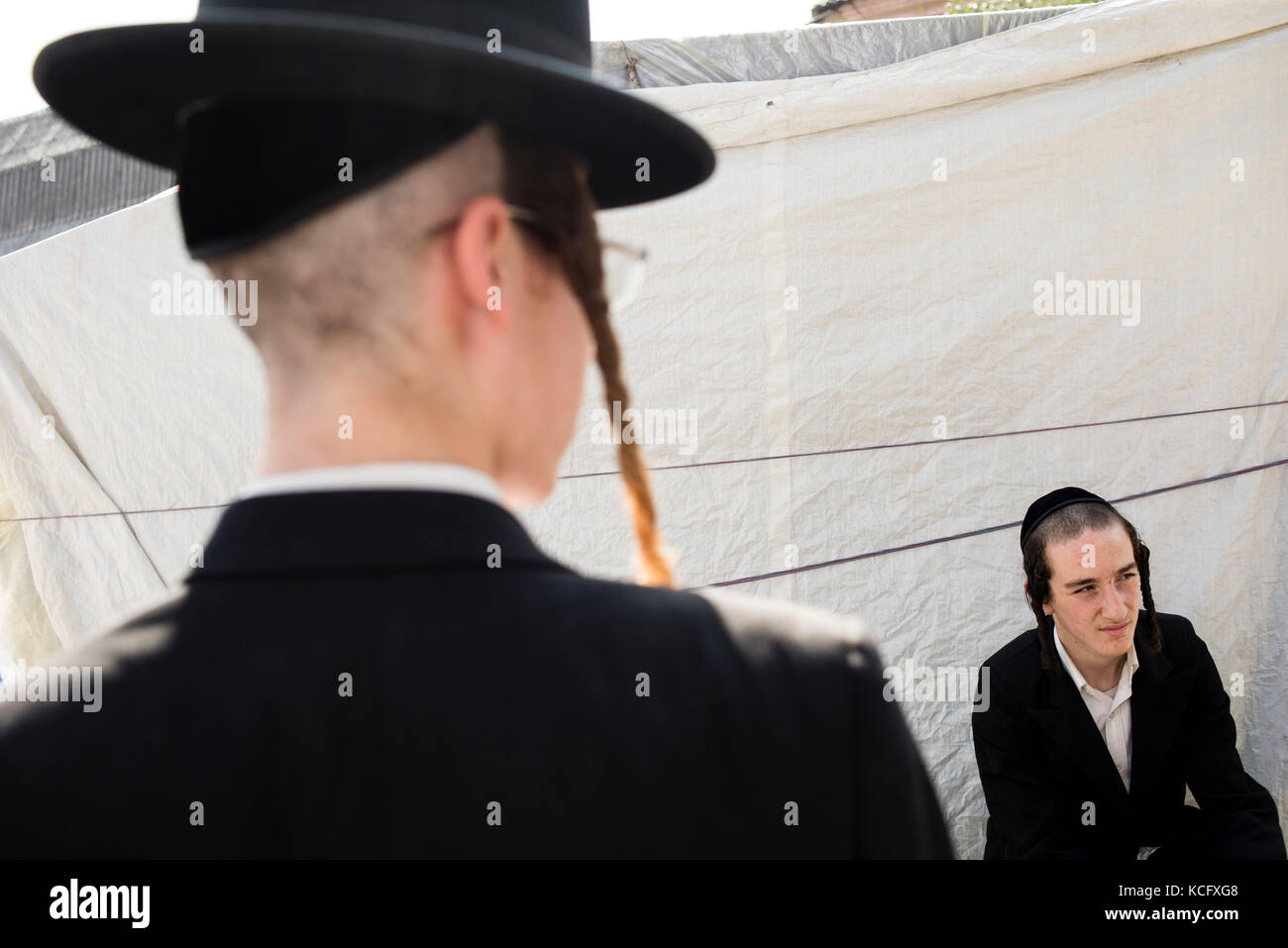 Jewish New Year in Uman, Ukraine. Every year, thousands of Orthodox ...