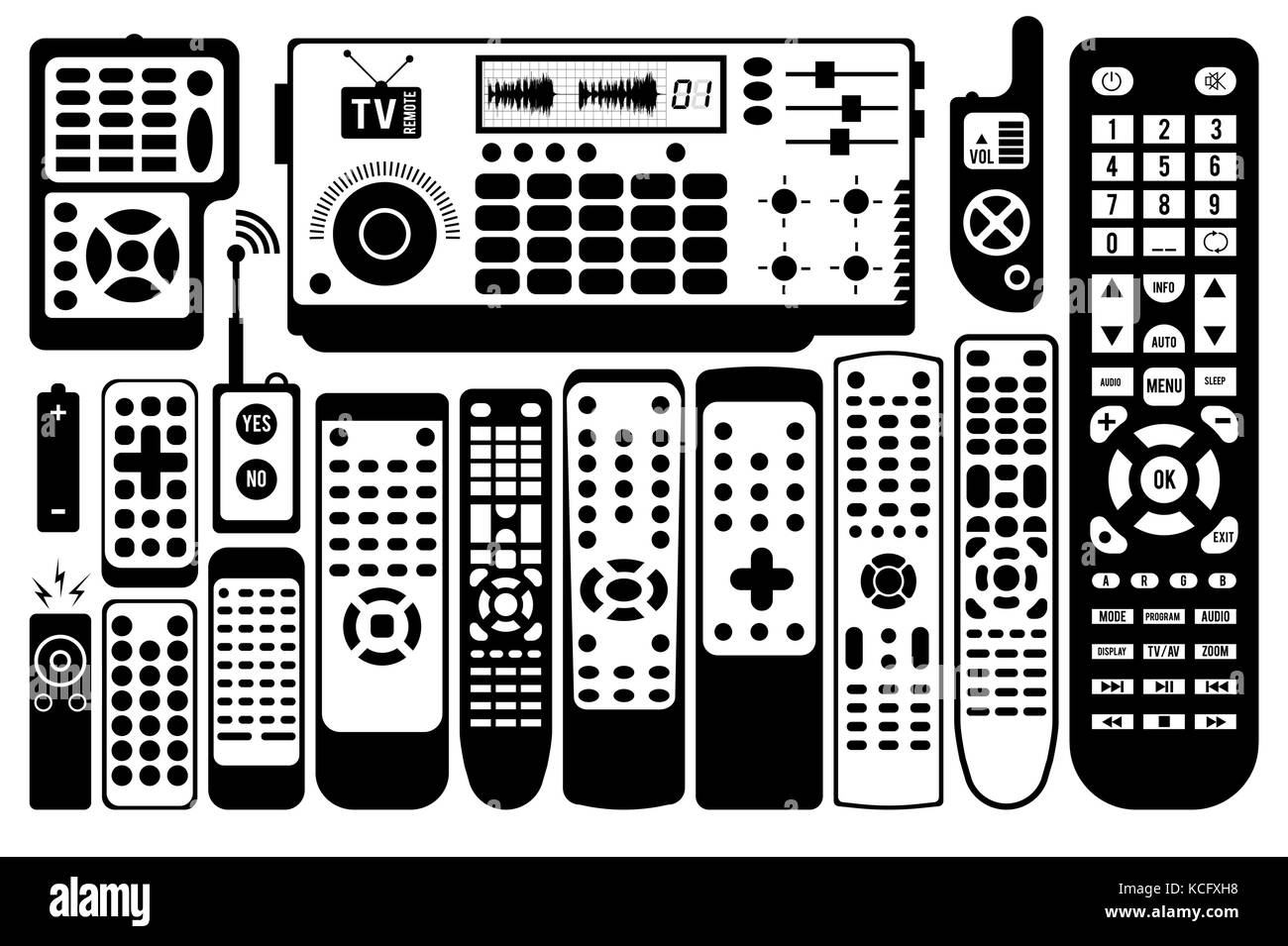 TV remote control Stock Vector Image & Art - Alamy TV remote control Stock Vector Image & Art - Alamy