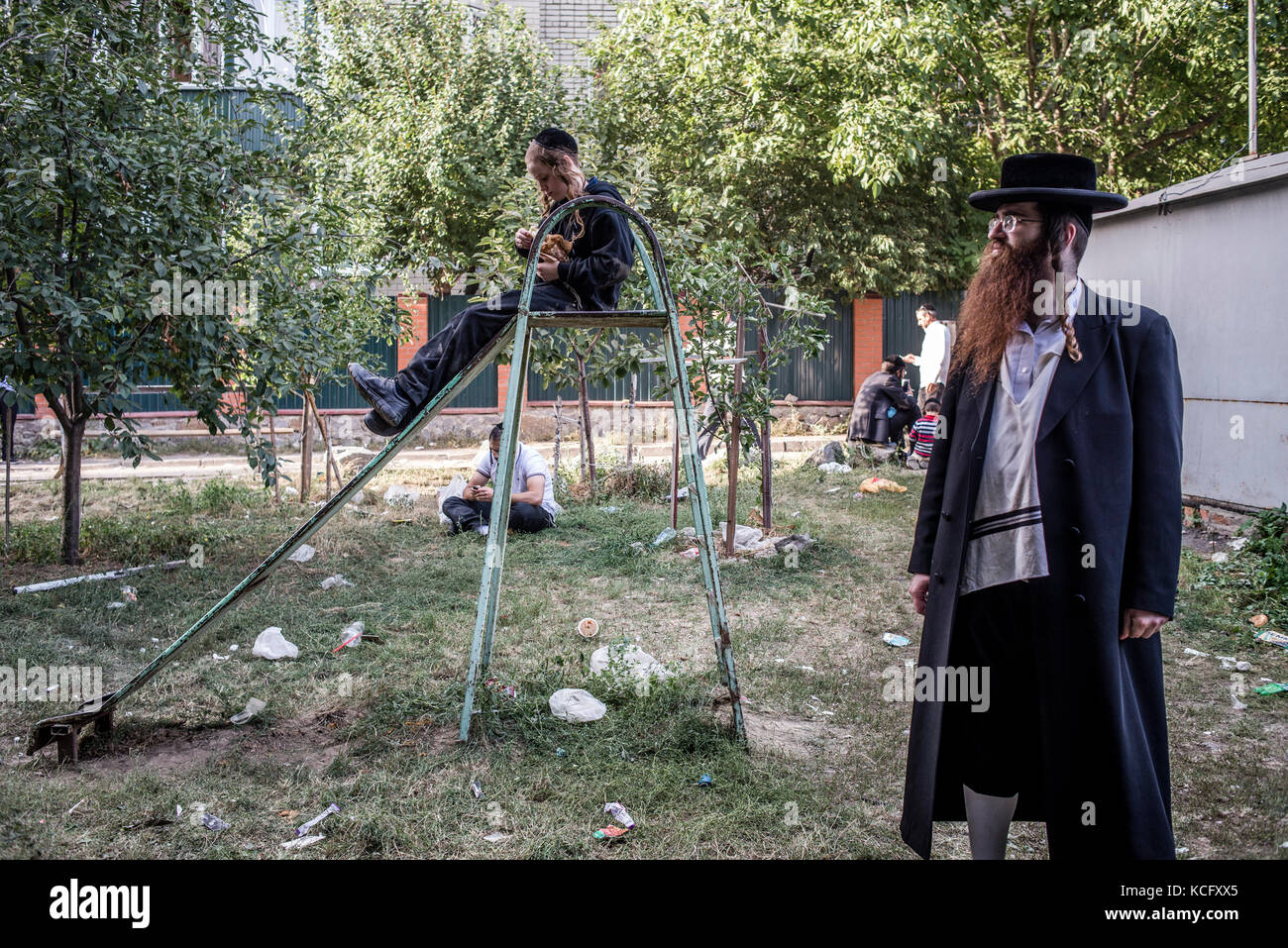 Jewish New Year in Uman, Ukraine. Every year, thousands of Orthodox ...
