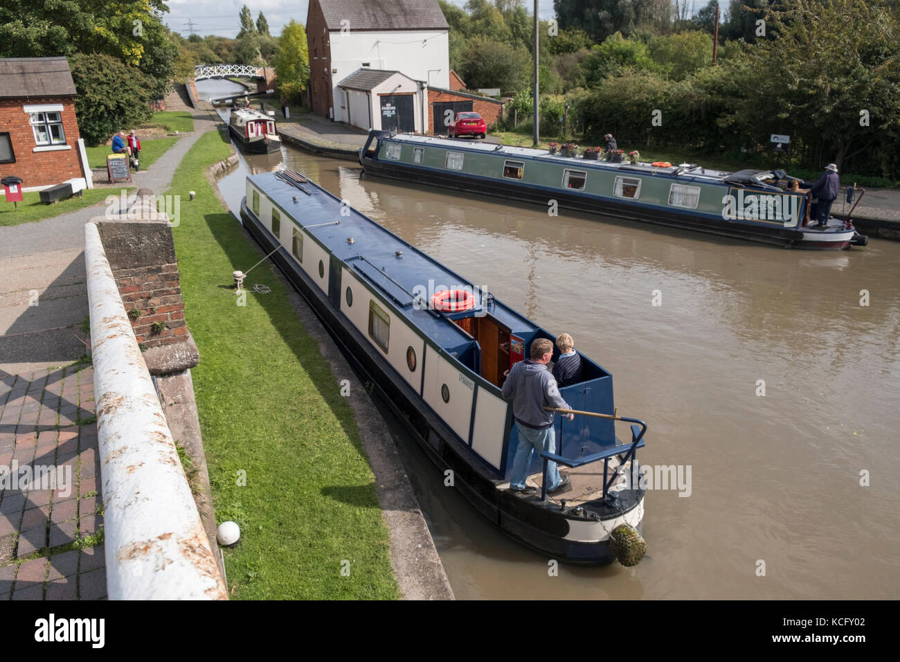 Hawksbury Junction or Sutton Stop where the Oxford canal and the ...