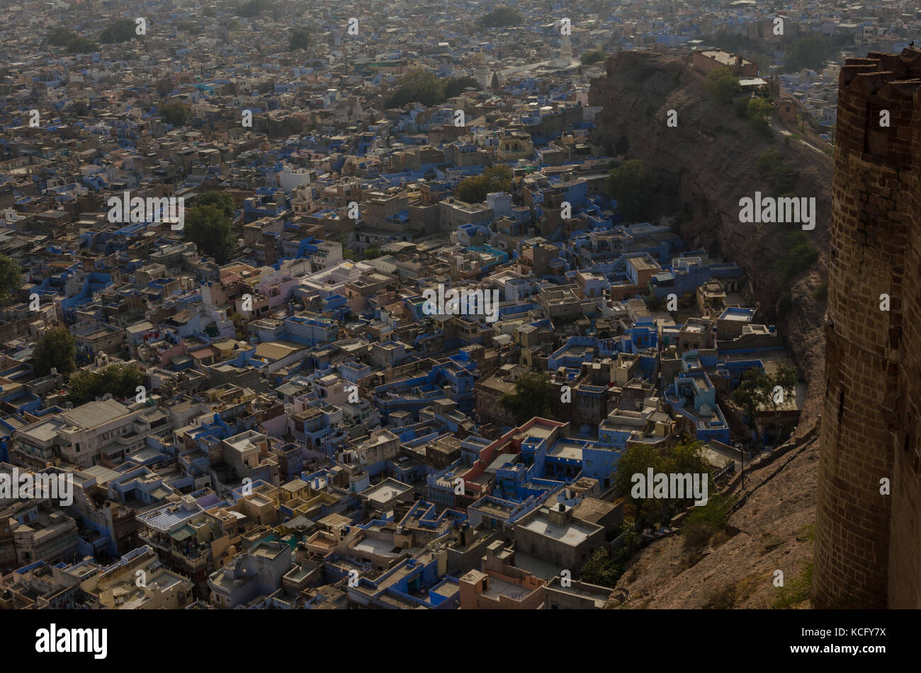 The Blue City Stock Photo - Alamy