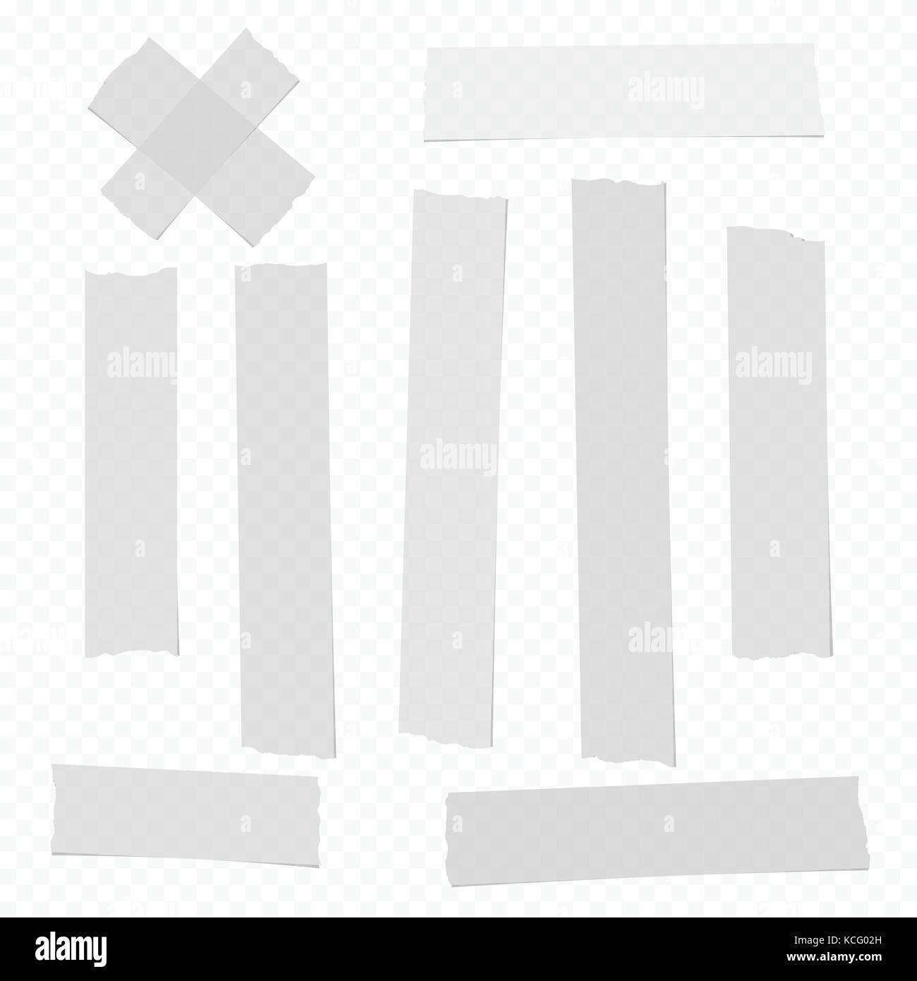 White, vertical different size adhesive, sticky, scotch tape, paper ...