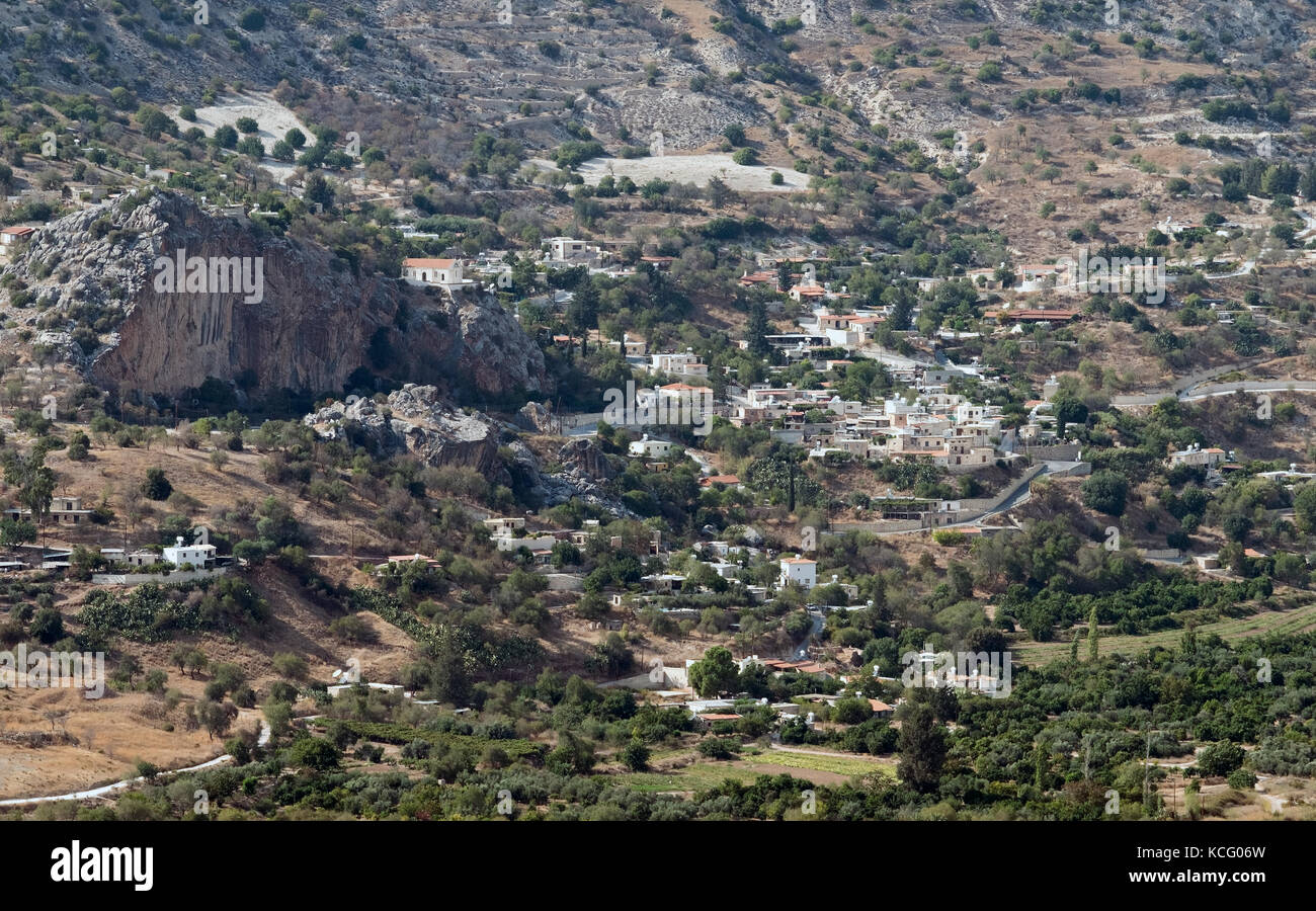 Episkopi village is a traditional Cyprus village built on the west side ...