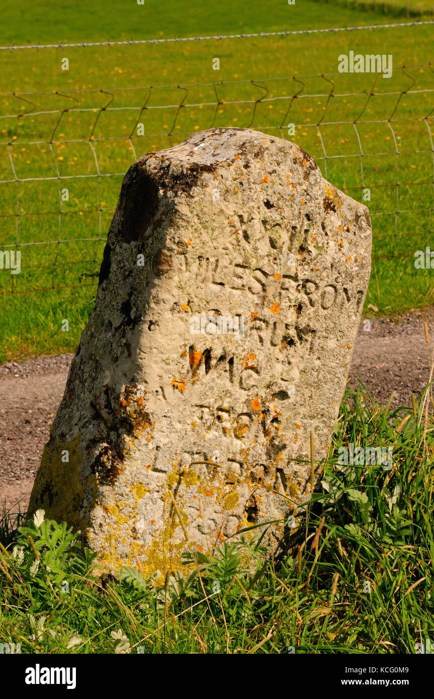 Ancient road marker hi-res stock photography and images - Alamy