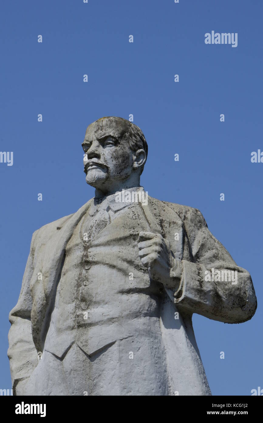 Last Lenin statue in Ukraine, in the Chernobyl Exclusion Zone, near ...