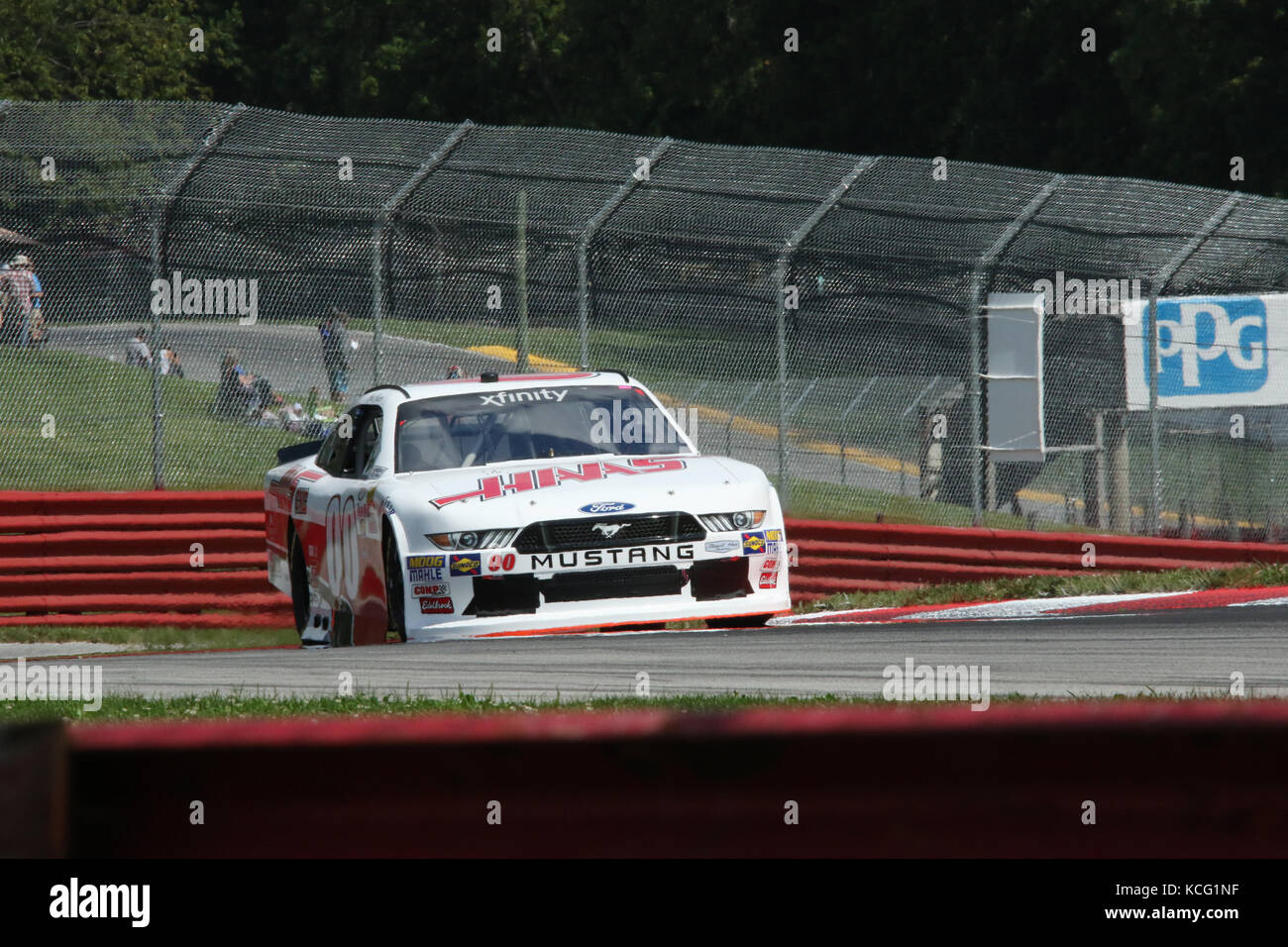 Curb hopping. Cole Custer. Car 00. NASCAR XFINITY Qualifying session ...