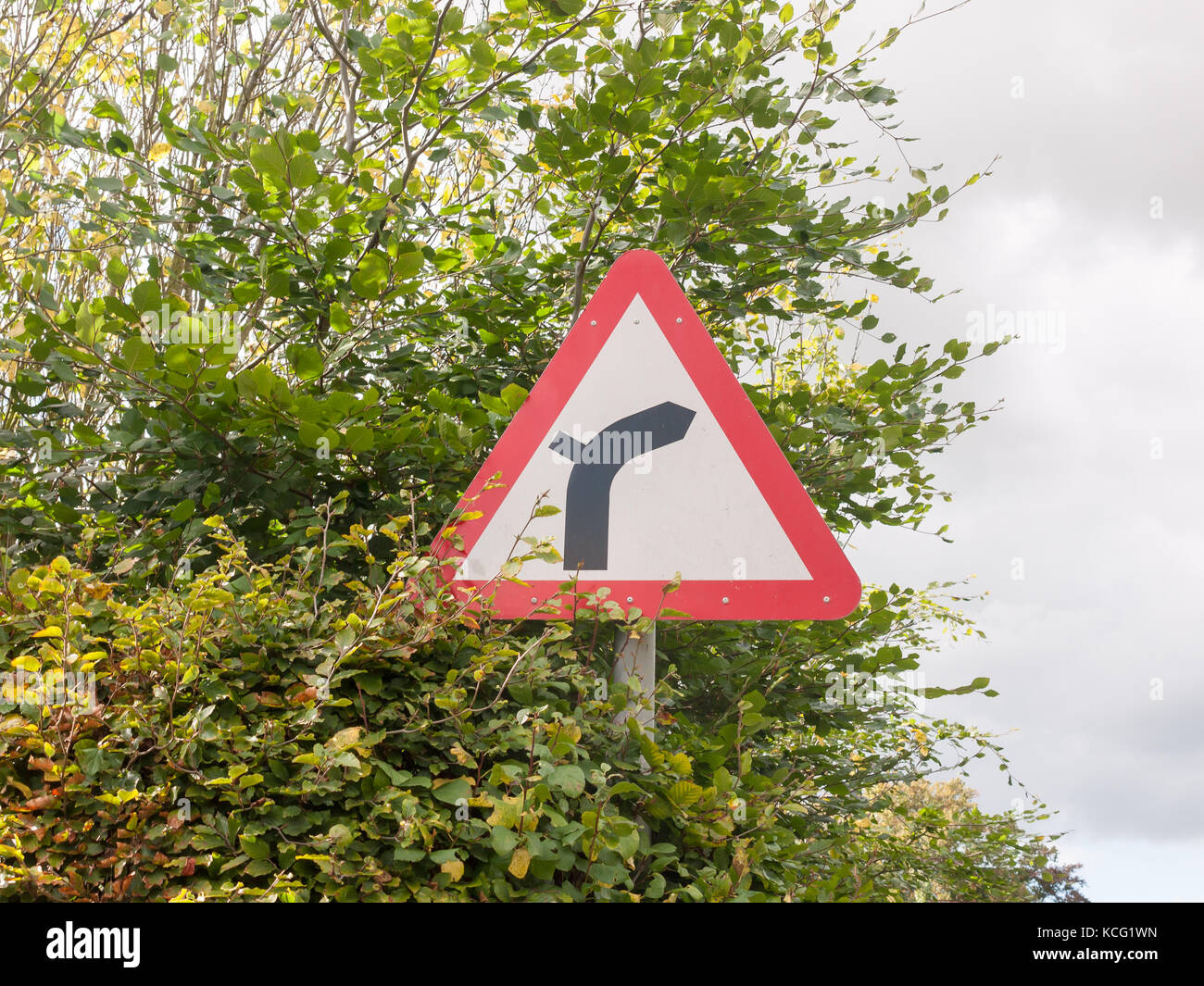 Road Traffic Sign, Bend Ahead High Resolution Stock Photography and ...
