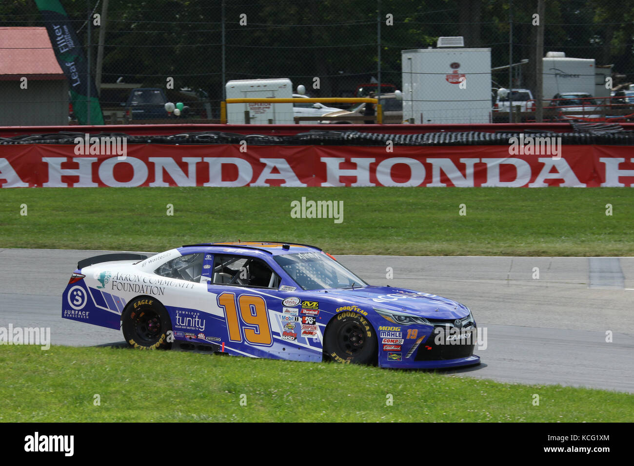 Matt Tifft. Car 19. NASCAR XFINITY Qualifying session. Mid-Ohio Sports ...