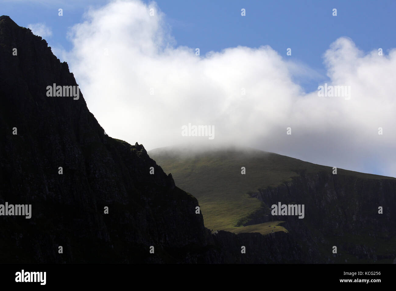 conachair hill on the island of hirta st kilda Stock Photo - Alamy