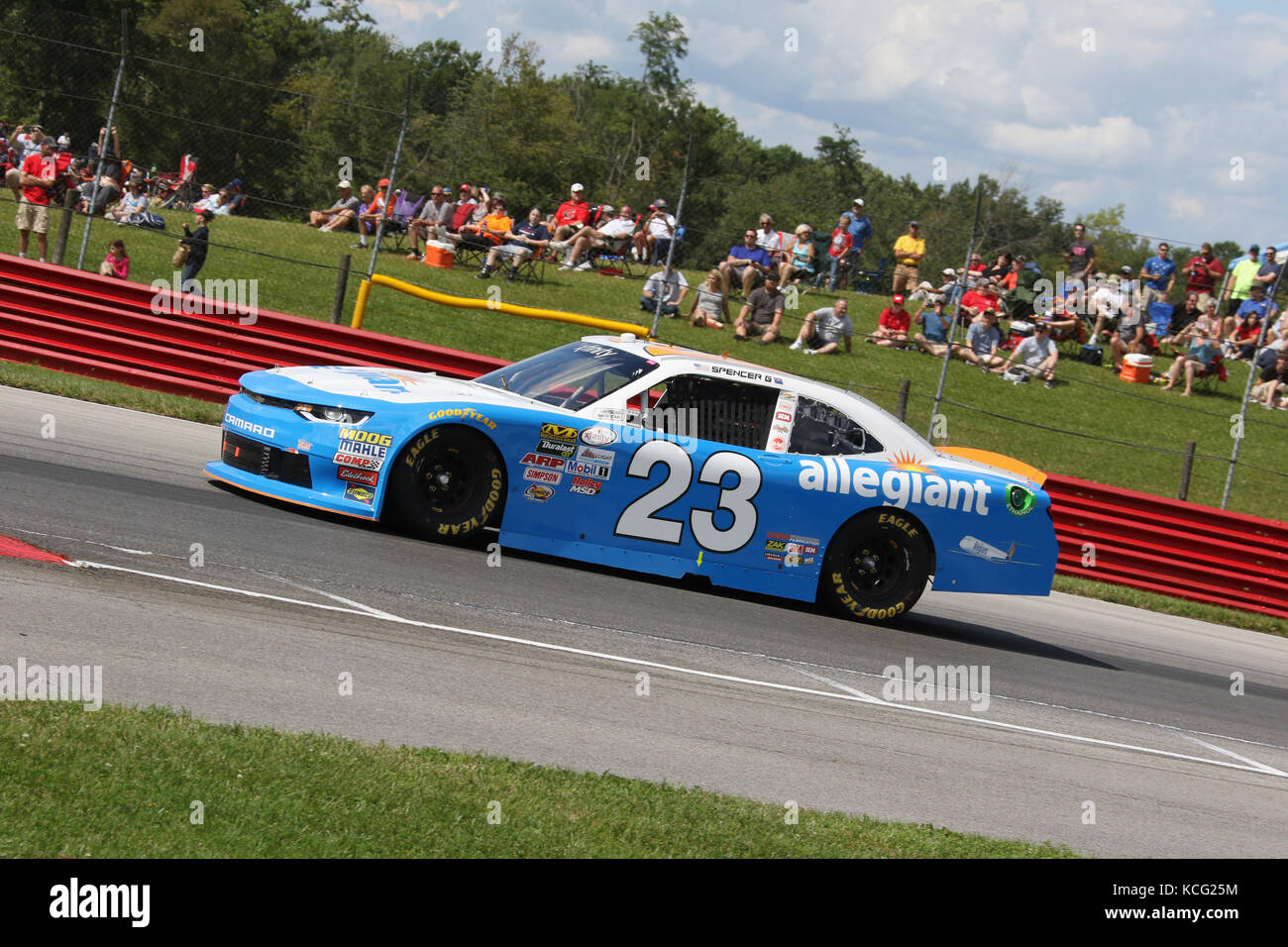 Spencer Gallagher. Car 23. NASCAR XFINITY Race. Mid-Ohio Sports Car ...