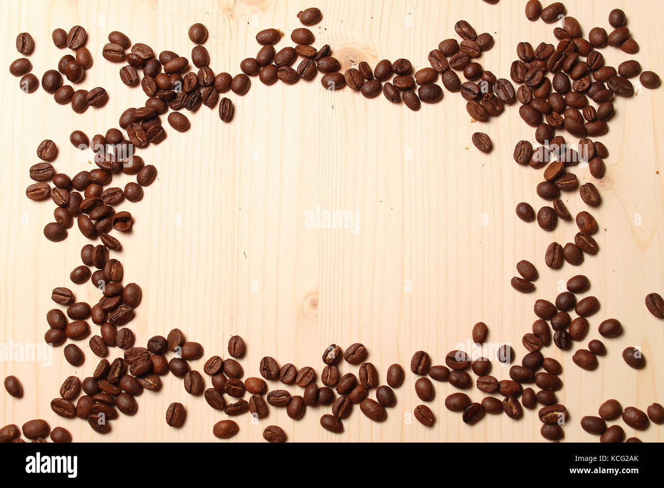 Frame from coffee beans Stock Photo - Alamy