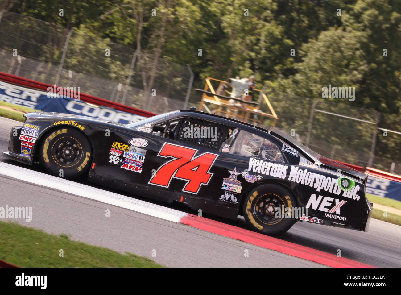 Cody Ware. Car 74. NASCAR XFINITY Race. Mid-Ohio Sports Car Course ...