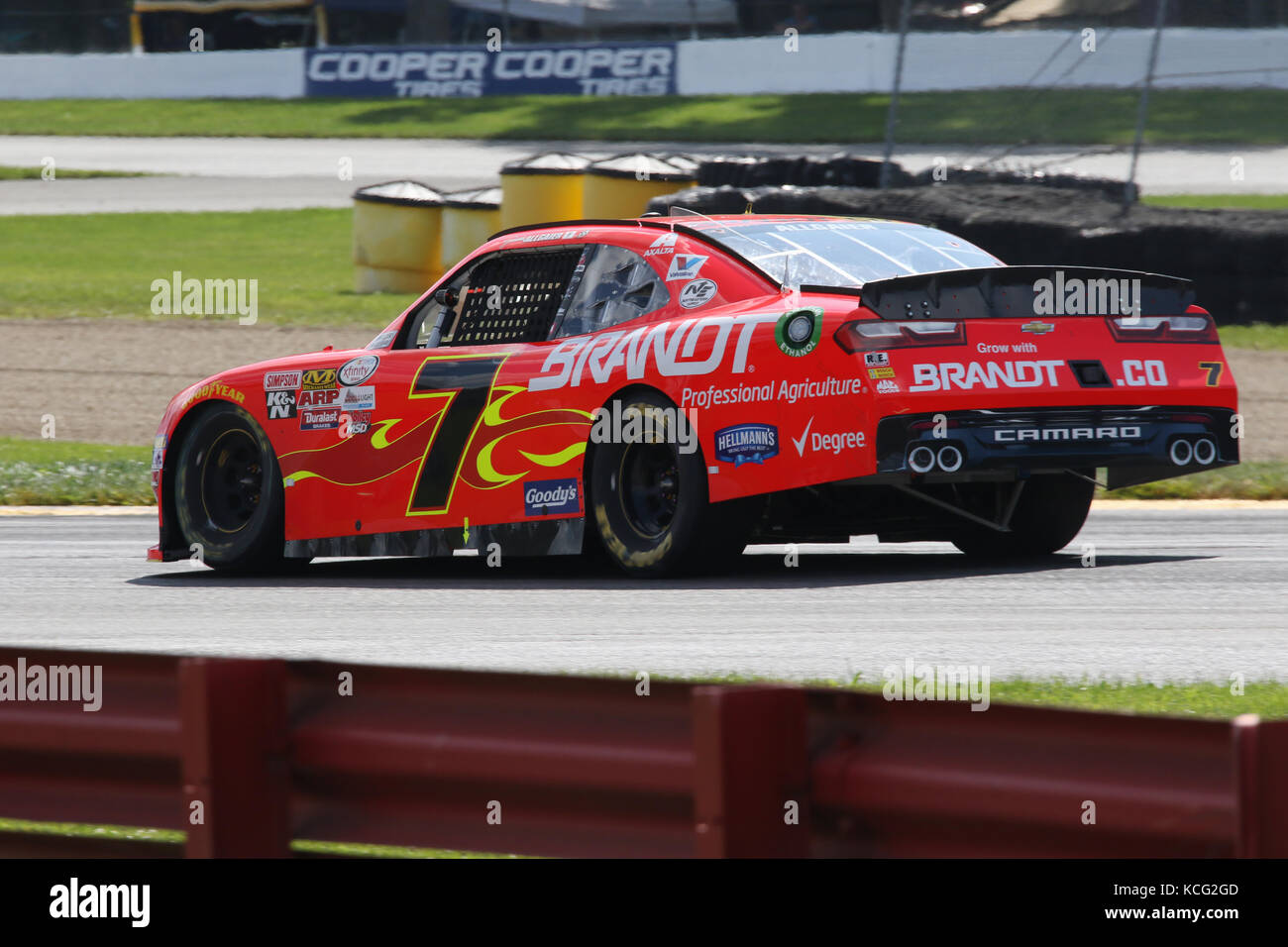 Justin Allgaier. Car 7. NASCAR XFINITY Race. Mid-Ohio Sports Car Course ...