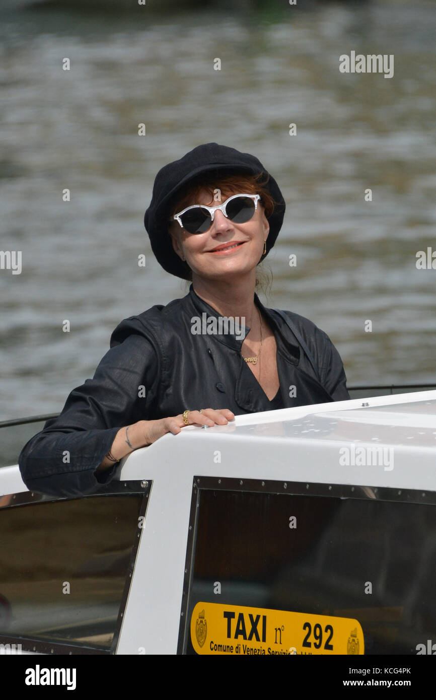 74th Venice Film Festival 2017, Celebrities arrivals. Pictured: Susan ...
