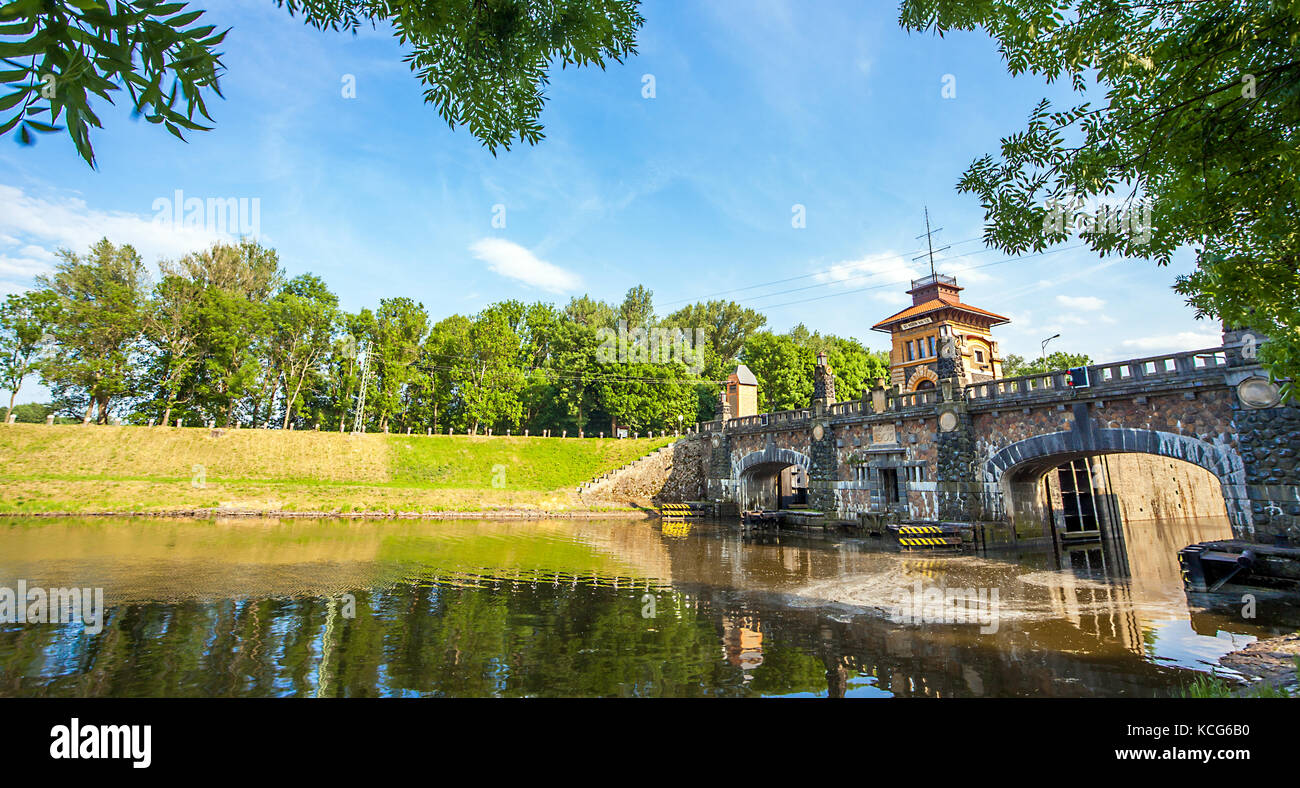 Lock at Horin Melník Bohemia Czech Republic Stock Photo - Alamy