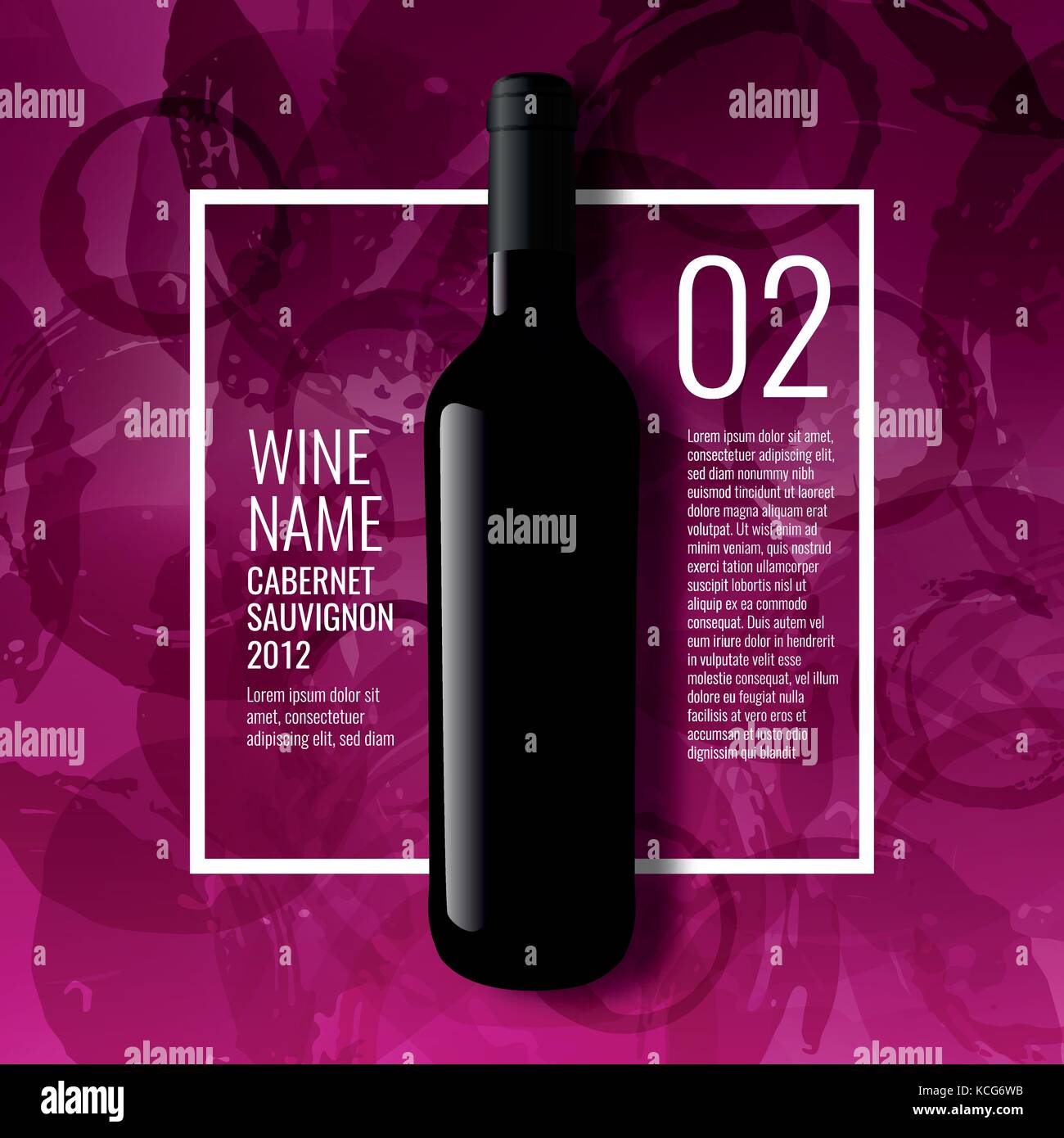 Design idea for presentation of wine bottles Stock Vector Image & Art ...
