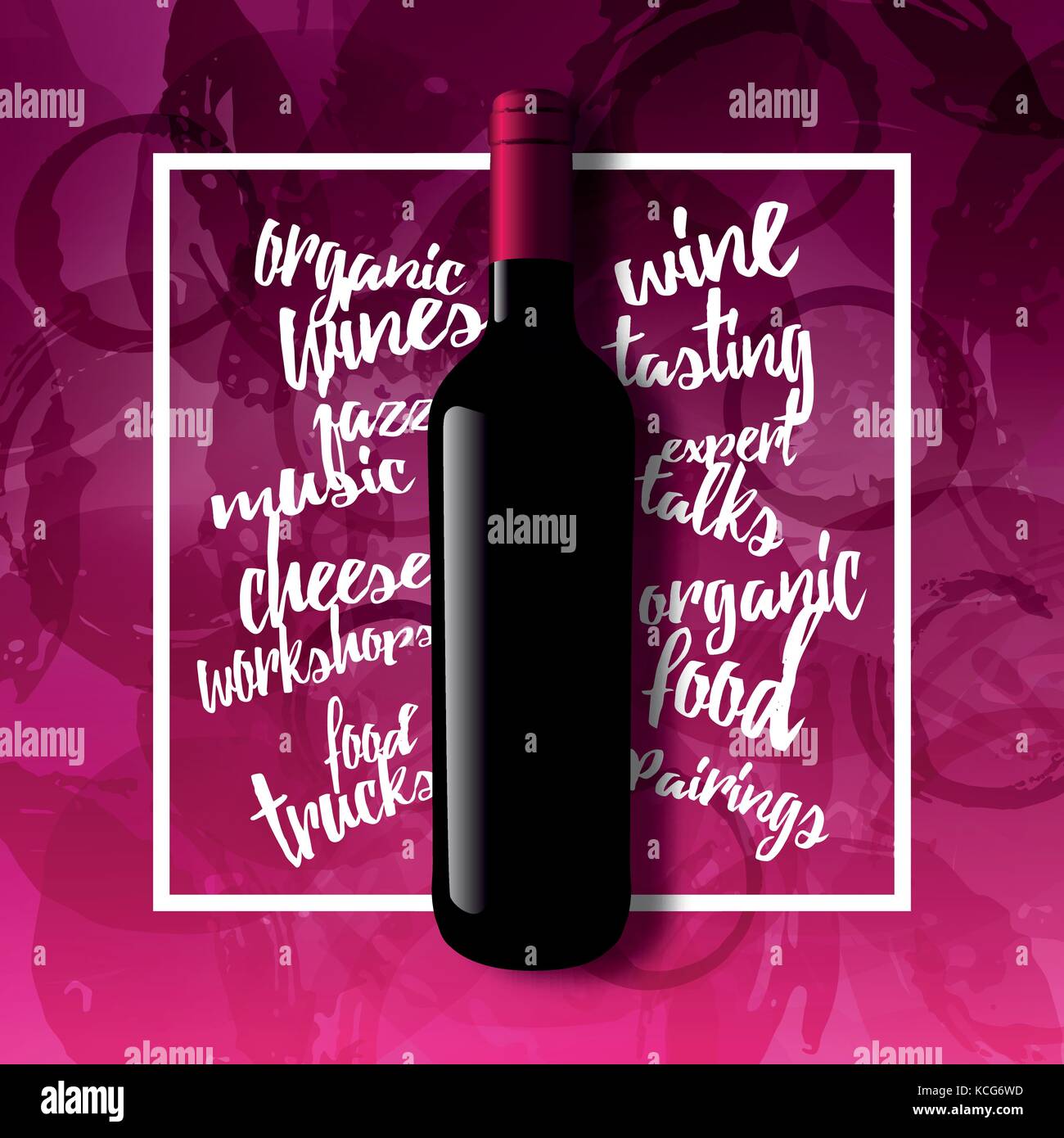 Design idea for presentation of wine bottles Stock Vector Image & Art ...