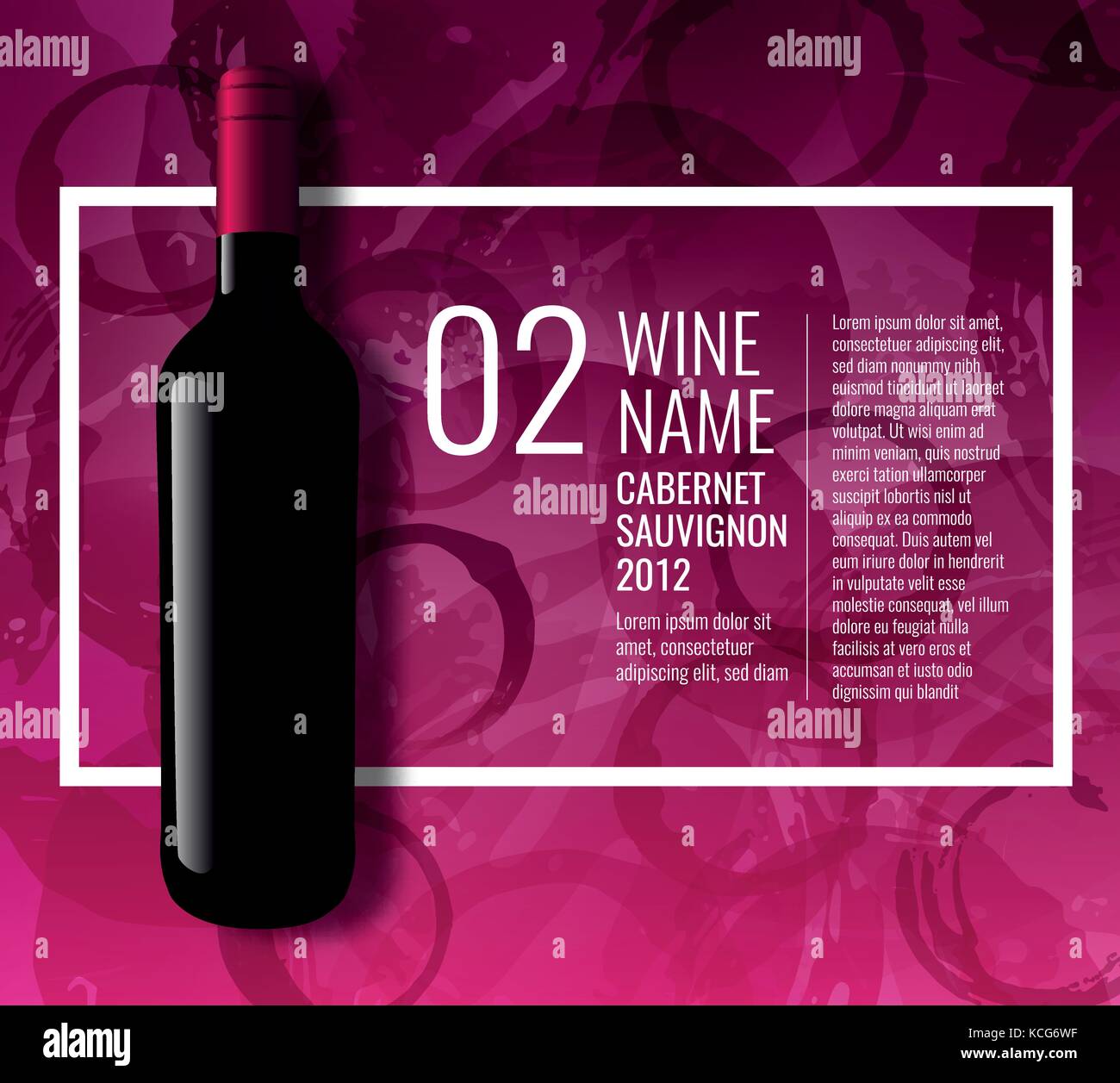 Design idea for presentation of wine bottles Stock Vector Image & Art ...
