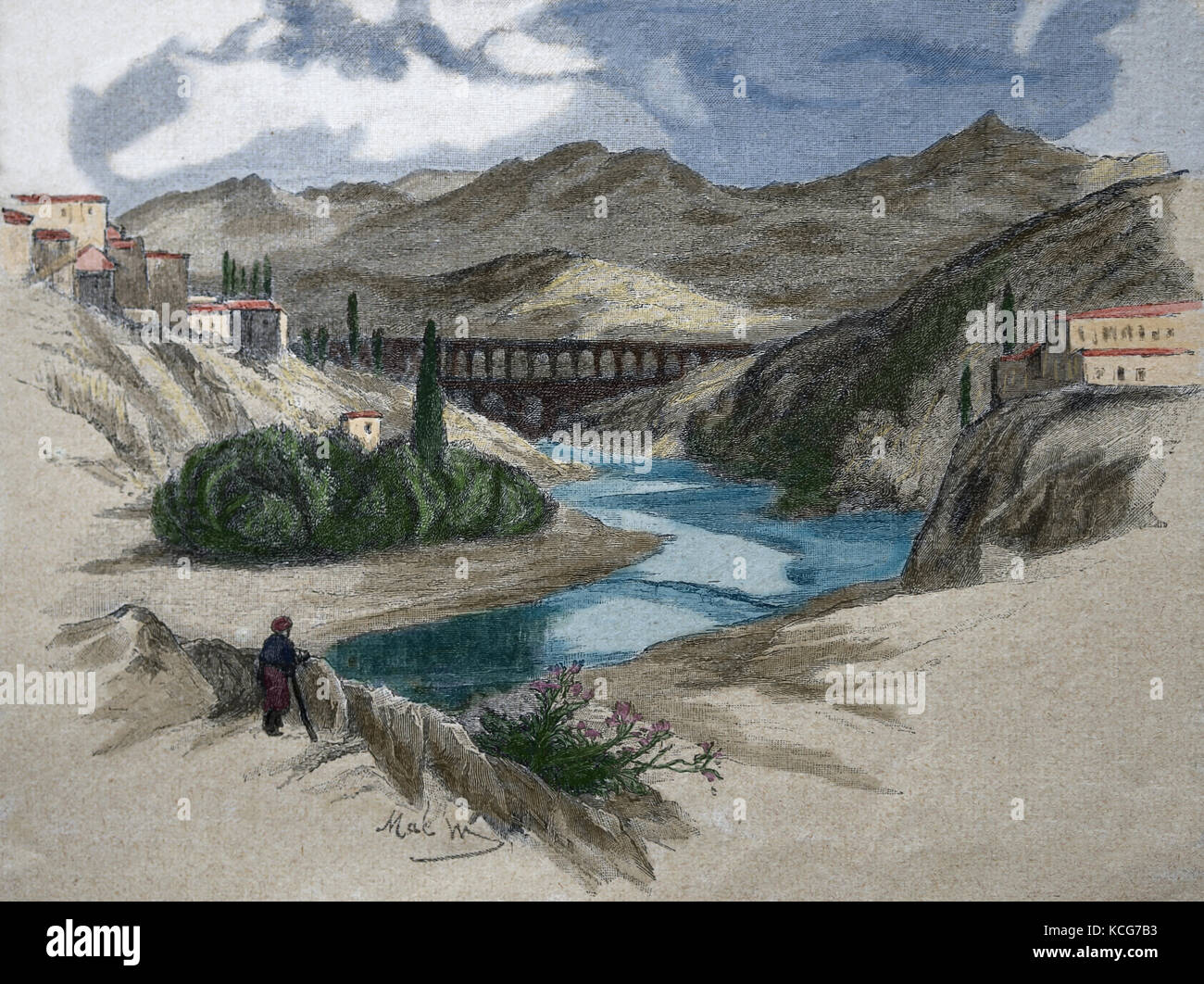 Bridge over river meles, izmir turkey hi-res stock photography and ...