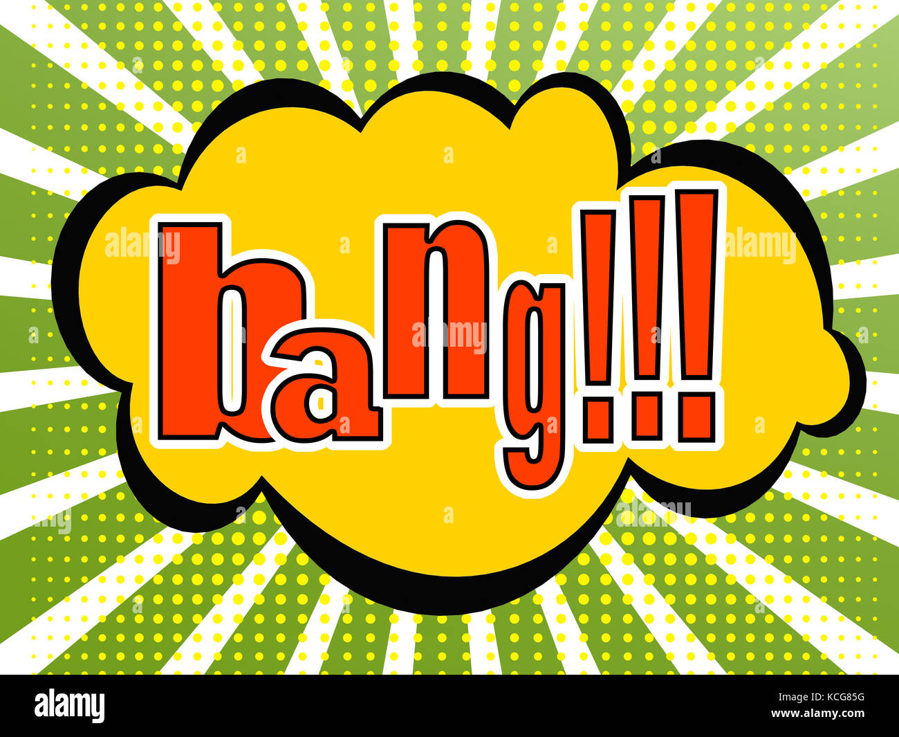 Bang Comic Speech Bubble image with hi-res rendered artwork that could ...