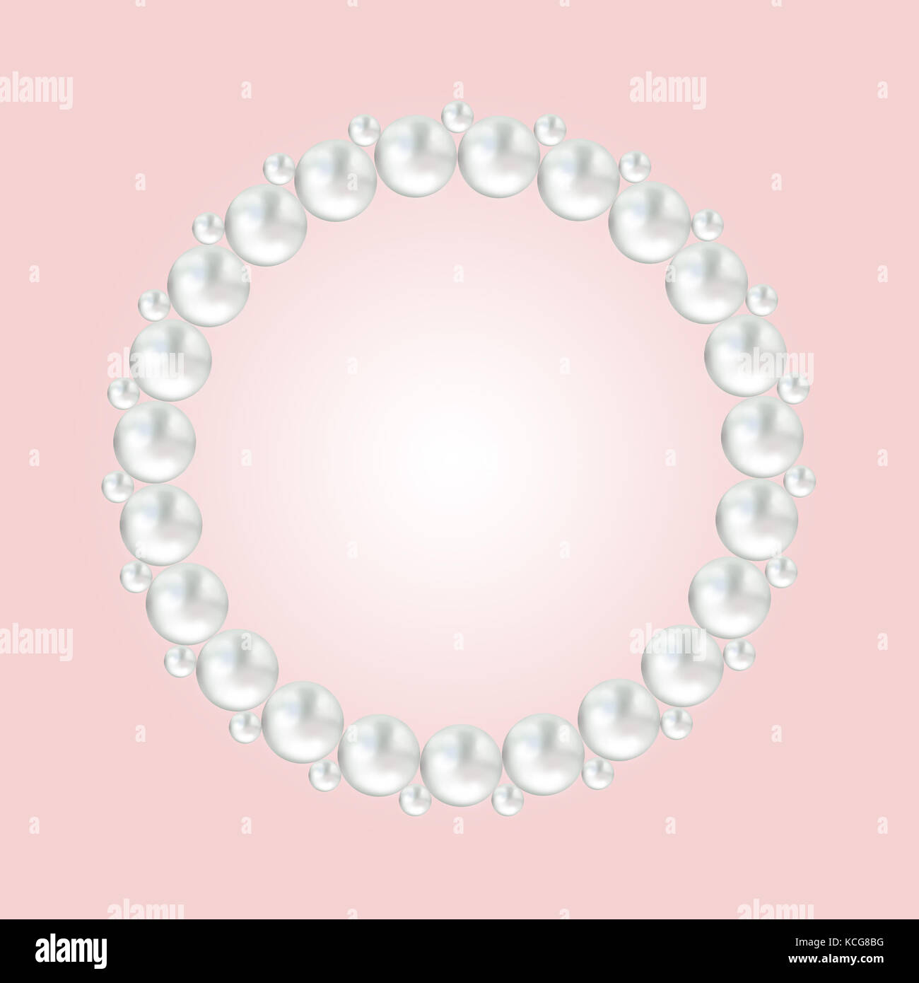 Pearl Border Background Amazing Pearl Frame Clipart: 5 Colors Luxury