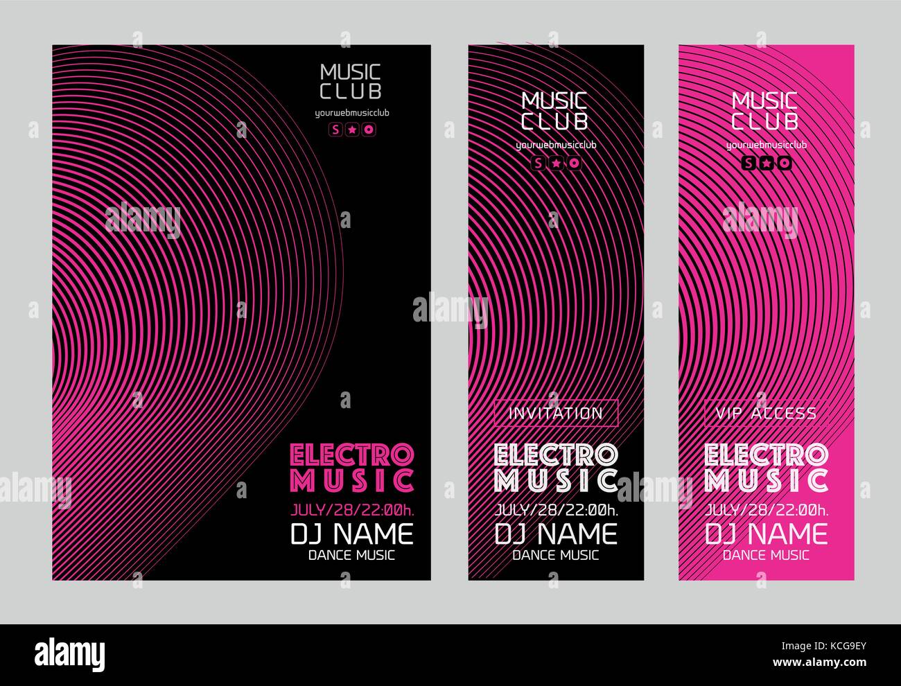 Electronic music Stock Vector Images - Alamy