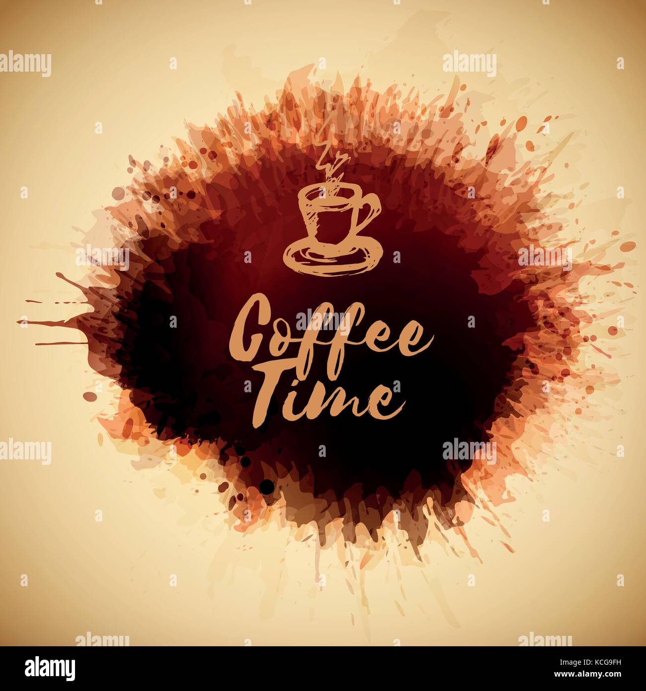 Brown brush paper Stock Vector Images - Alamy