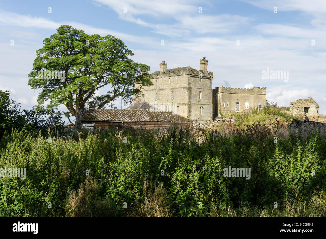 5th Century Crayke Castle in the village of Crayke, Yorkshire;consists ...