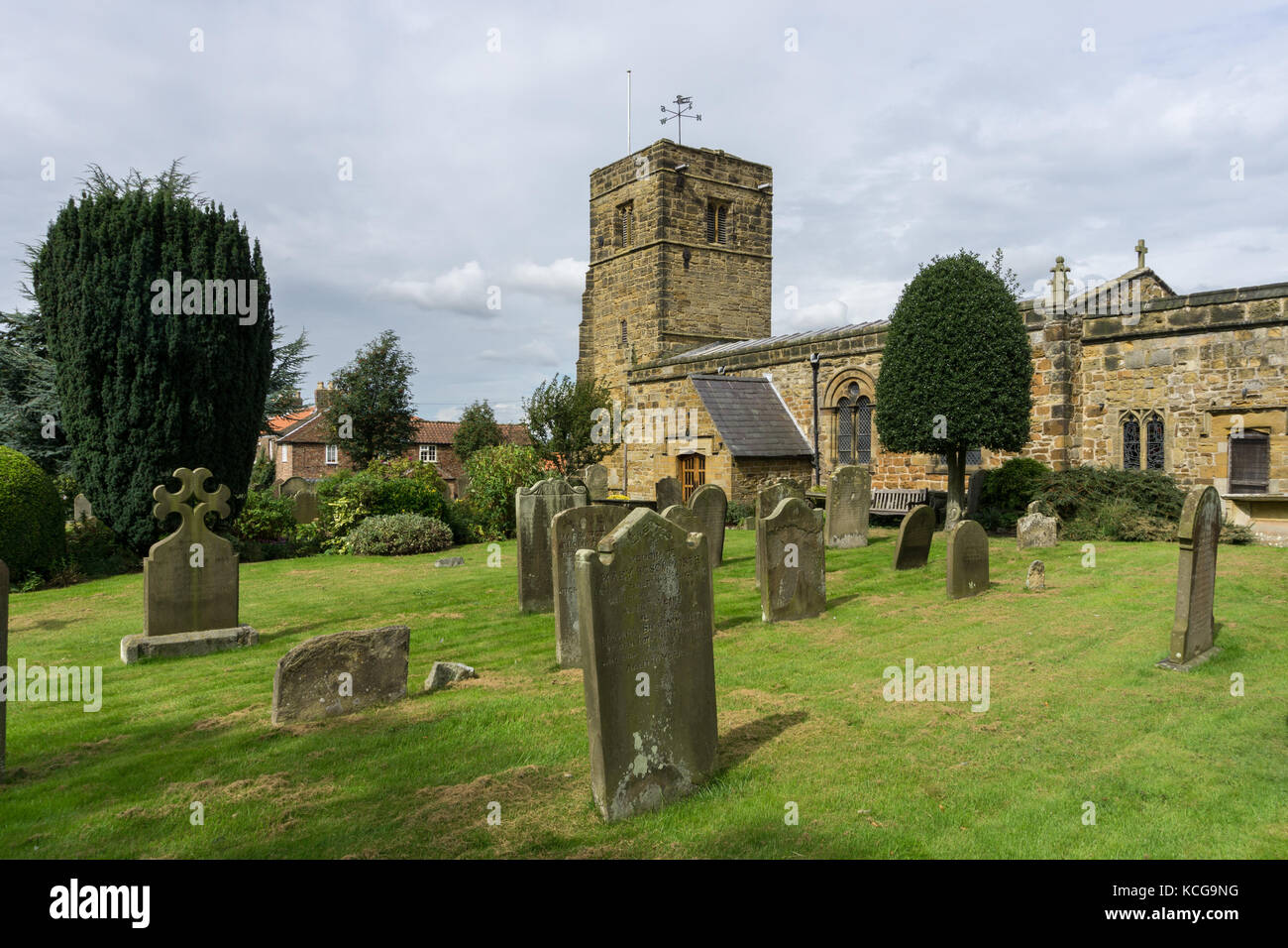 Yorshire village church hi-res stock photography and images - Alamy