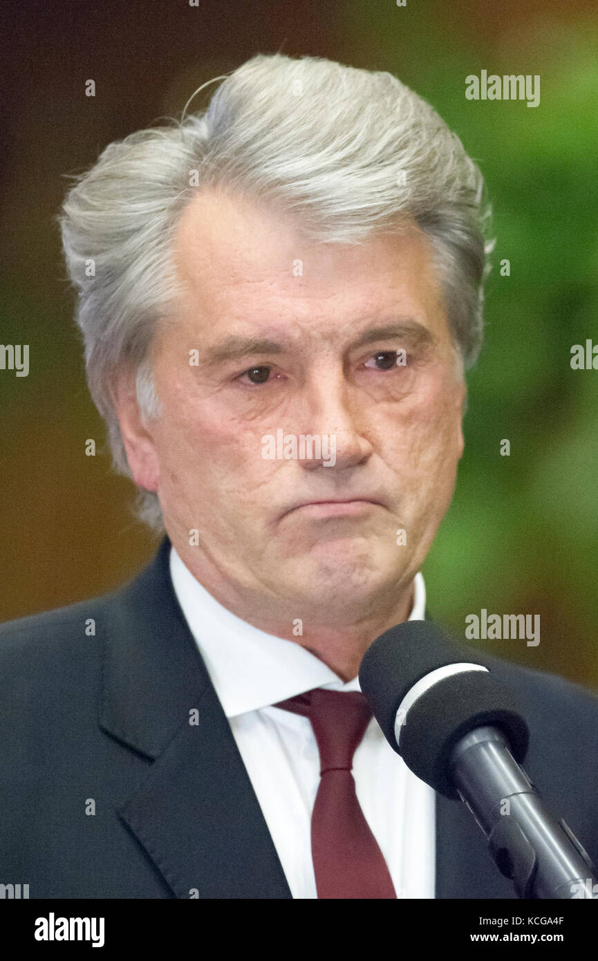 Former President of Ukraine, Viktor Yushchenko, celebrating 74th ...