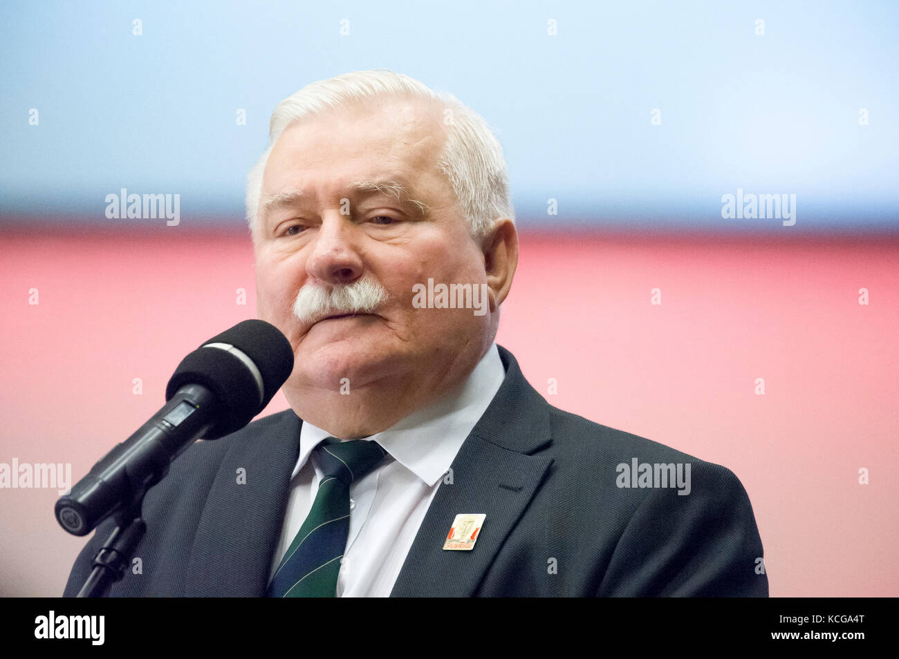 Lech Walesa celebrating his 74th birthday in European Solidarity Centre ...