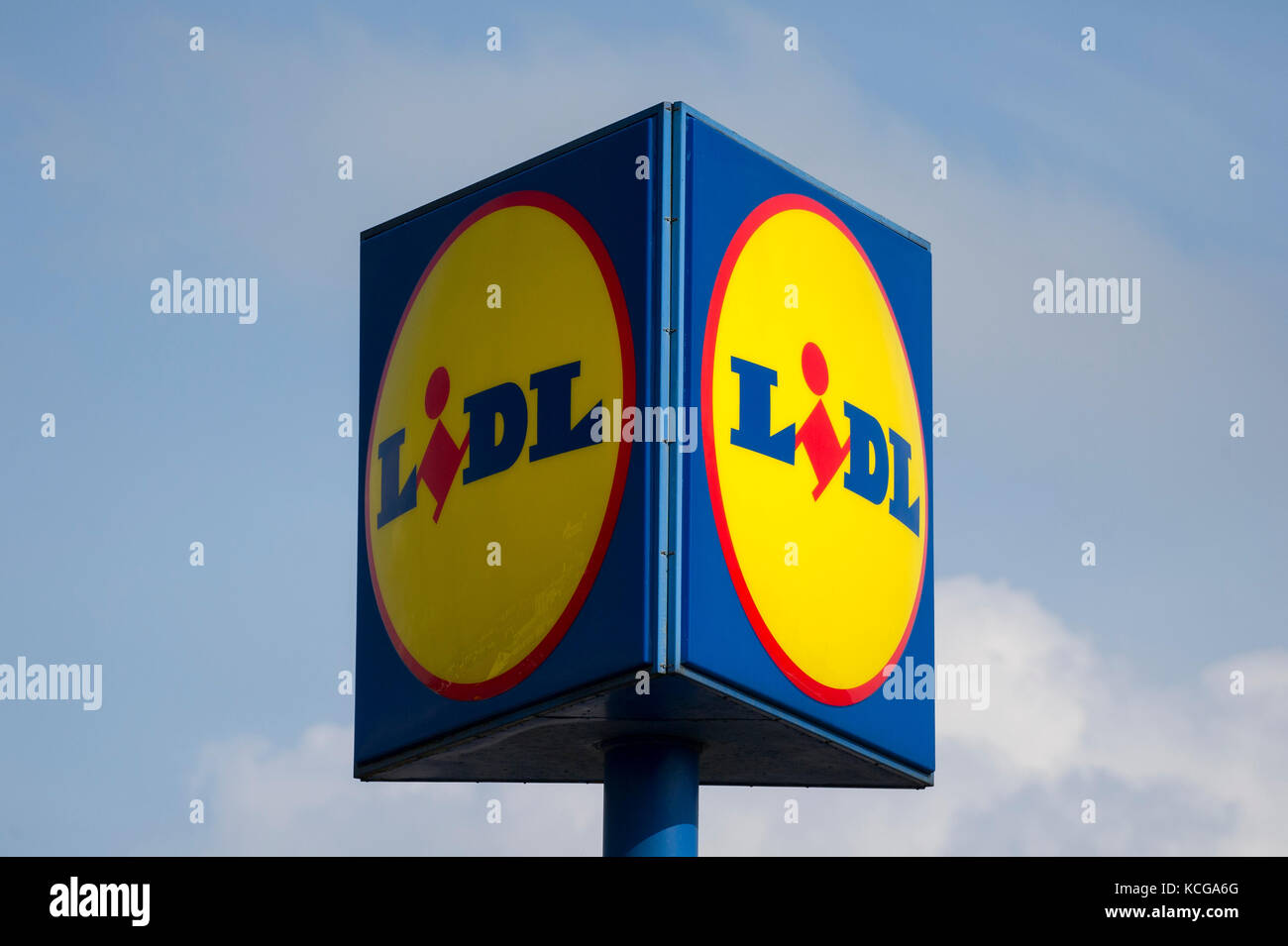 Lidl, German global discount supermarket chain. Rumia, Poland 26 ...