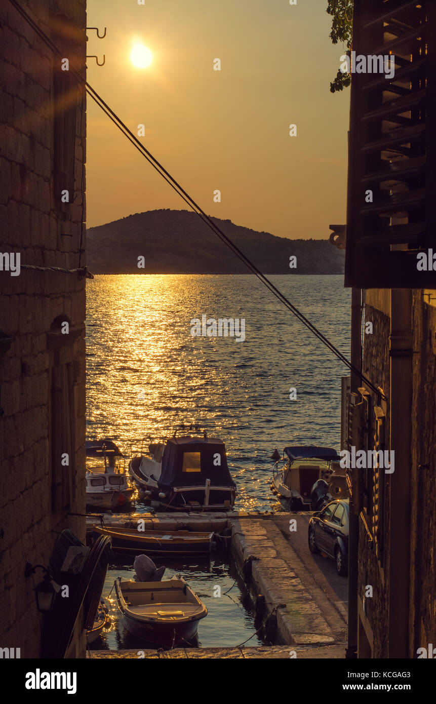 Stunning sunset view Stock Photo - Alamy